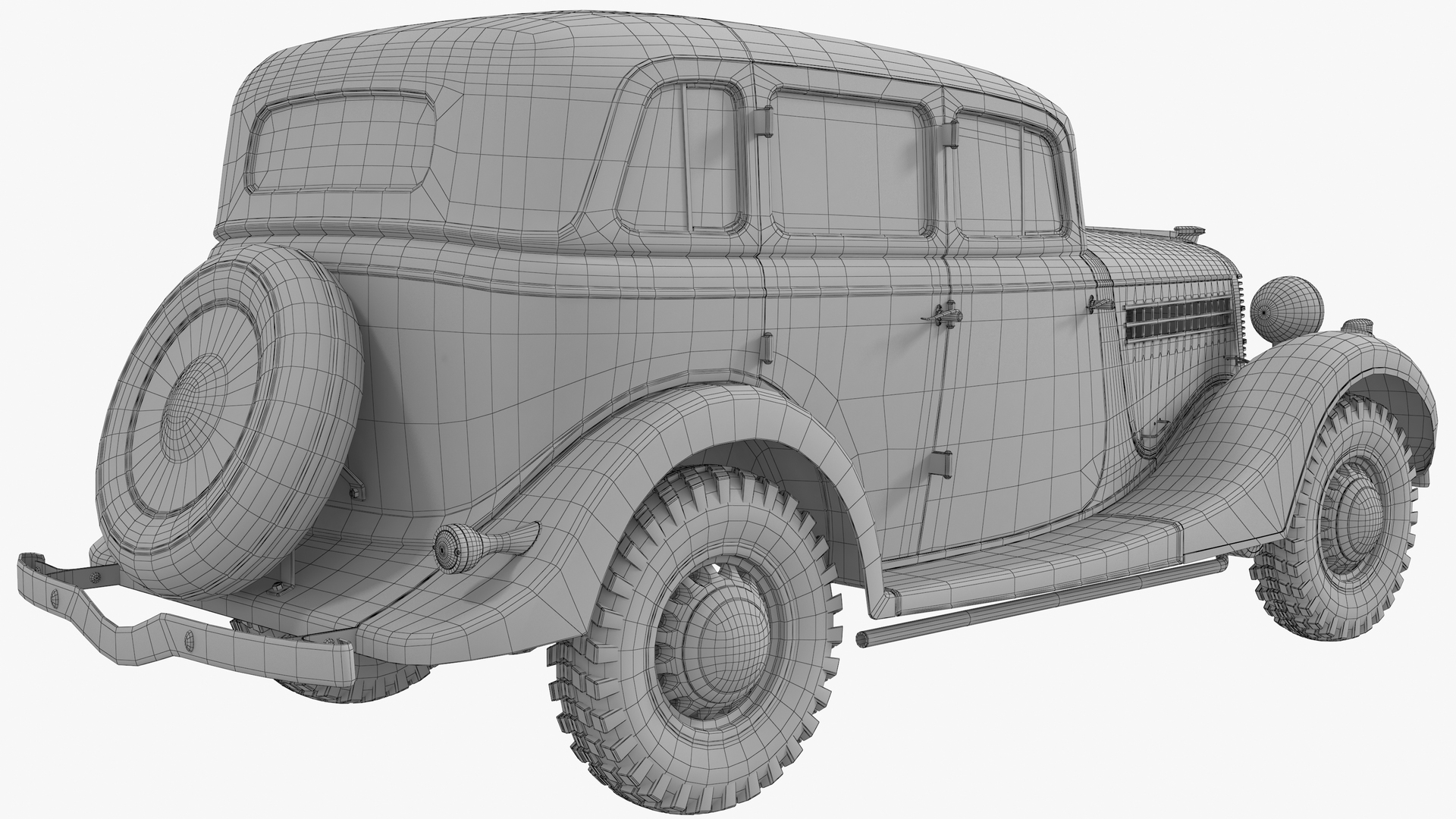 Gaz 61 3D model - TurboSquid 1685109
