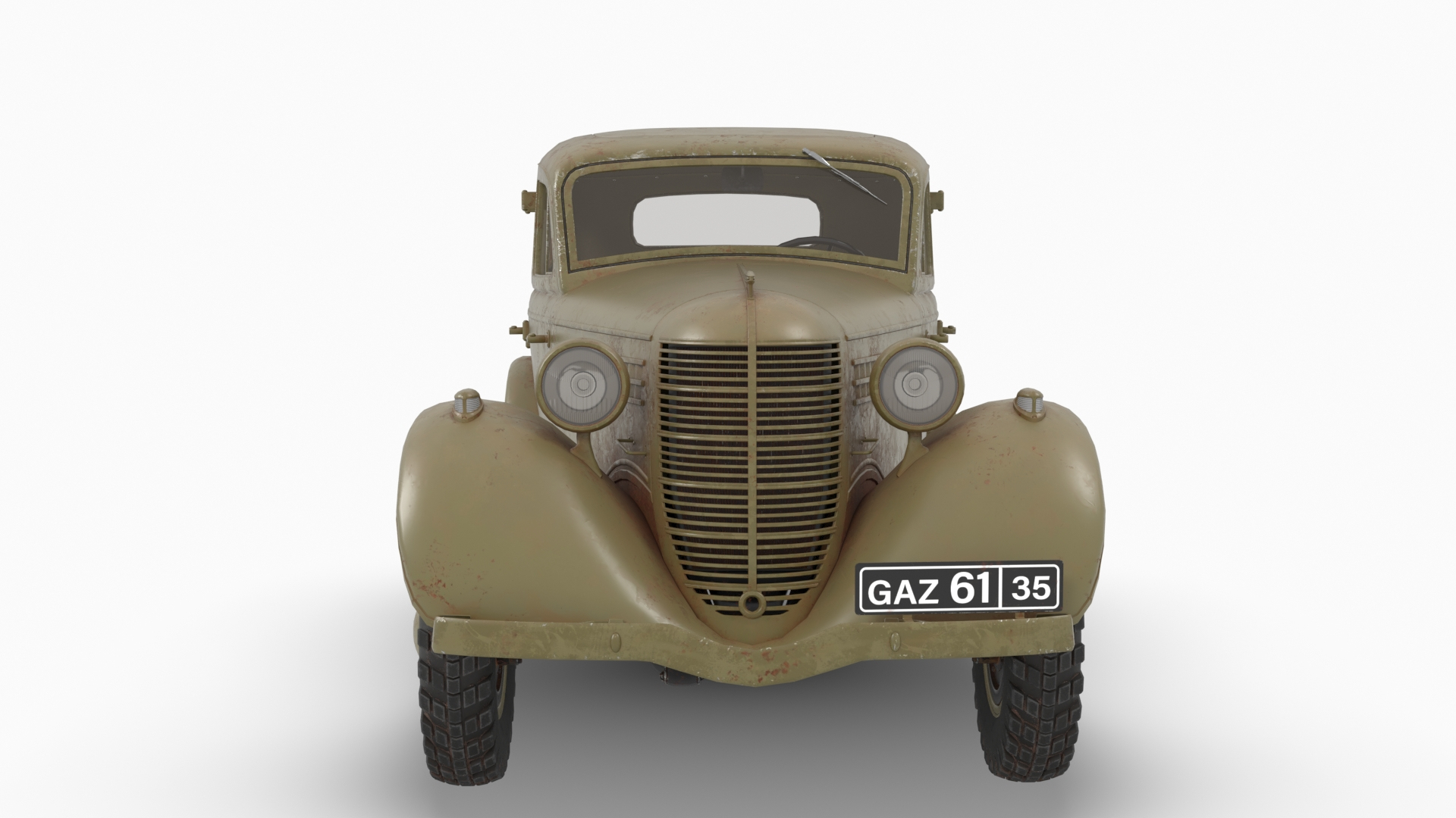 Gaz 61 3D Model - TurboSquid 1685109