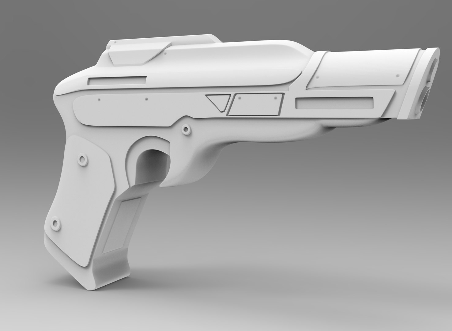 Gun style model - TurboSquid 1700888