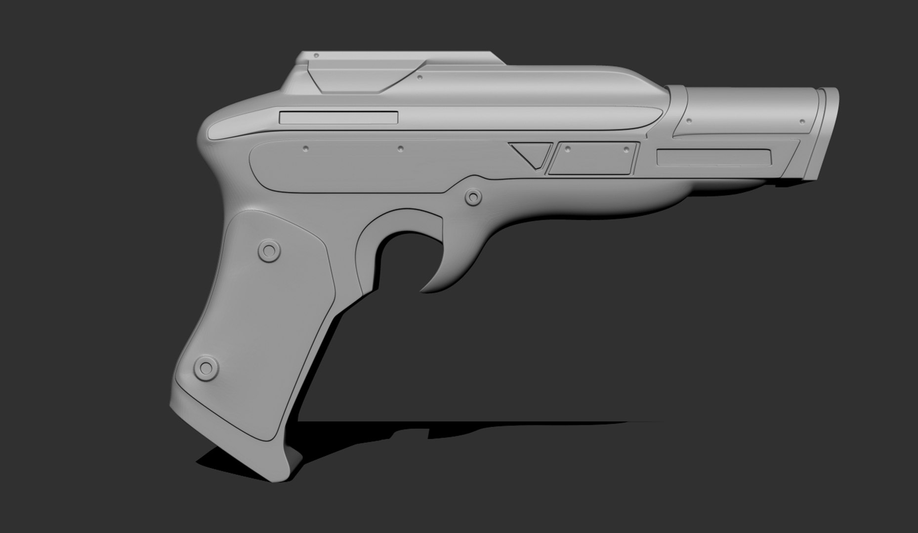 Gun style model - TurboSquid 1700888