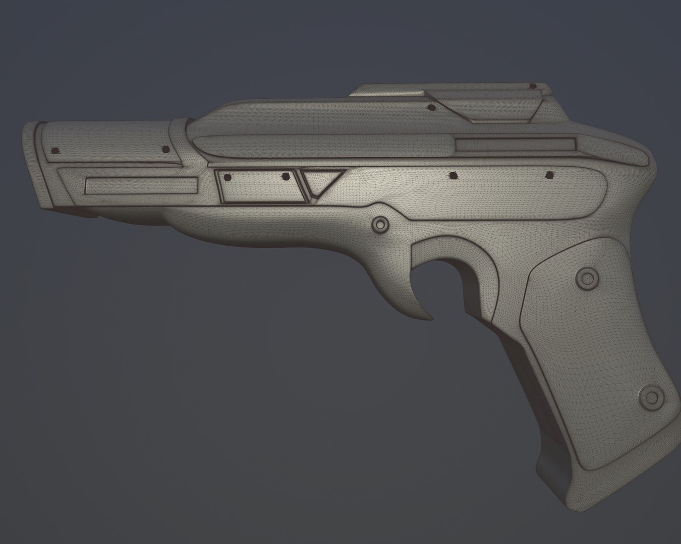 Gun style model - TurboSquid 1700888