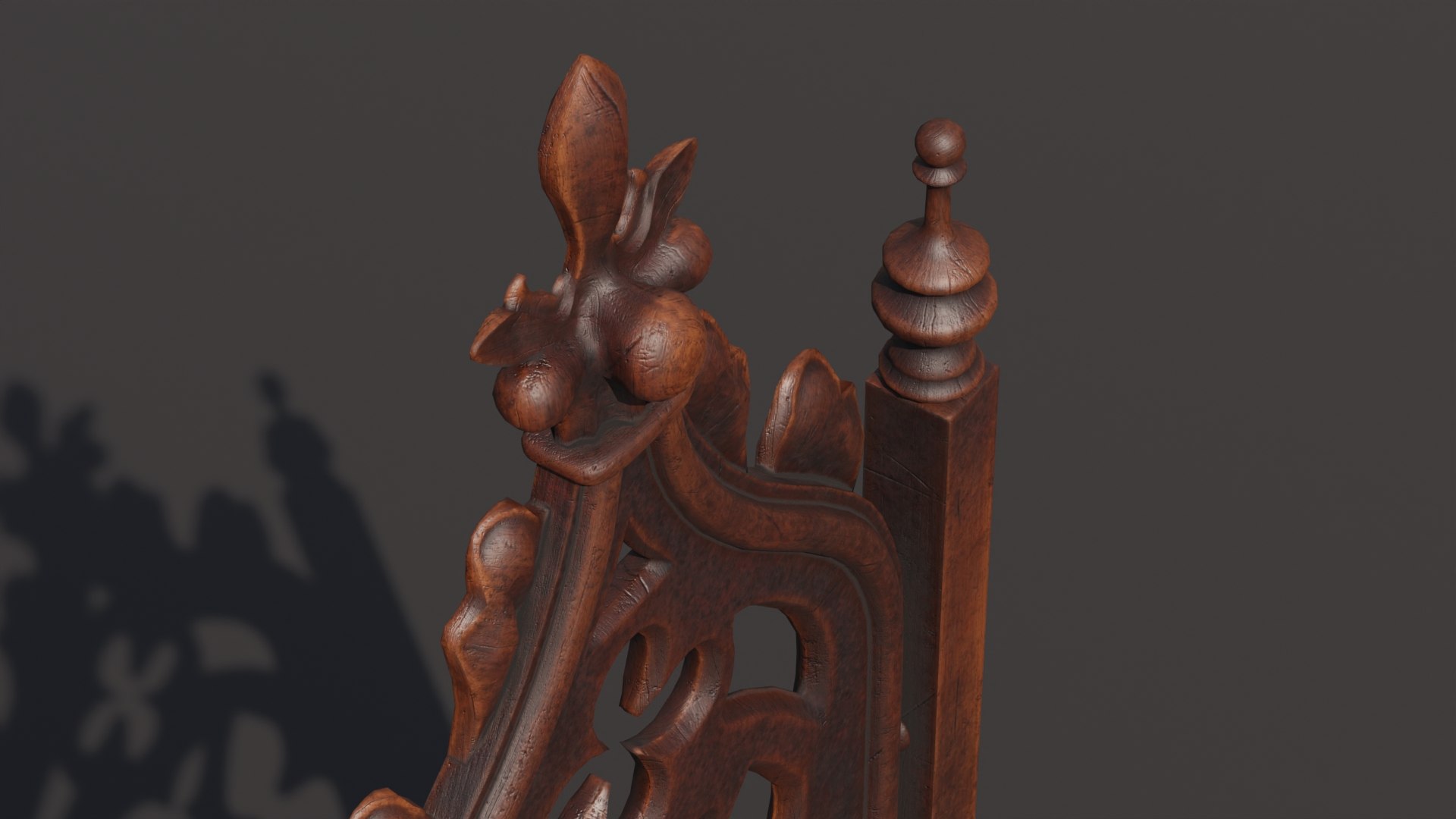 3D Medieval Chair Model - TurboSquid 2134308