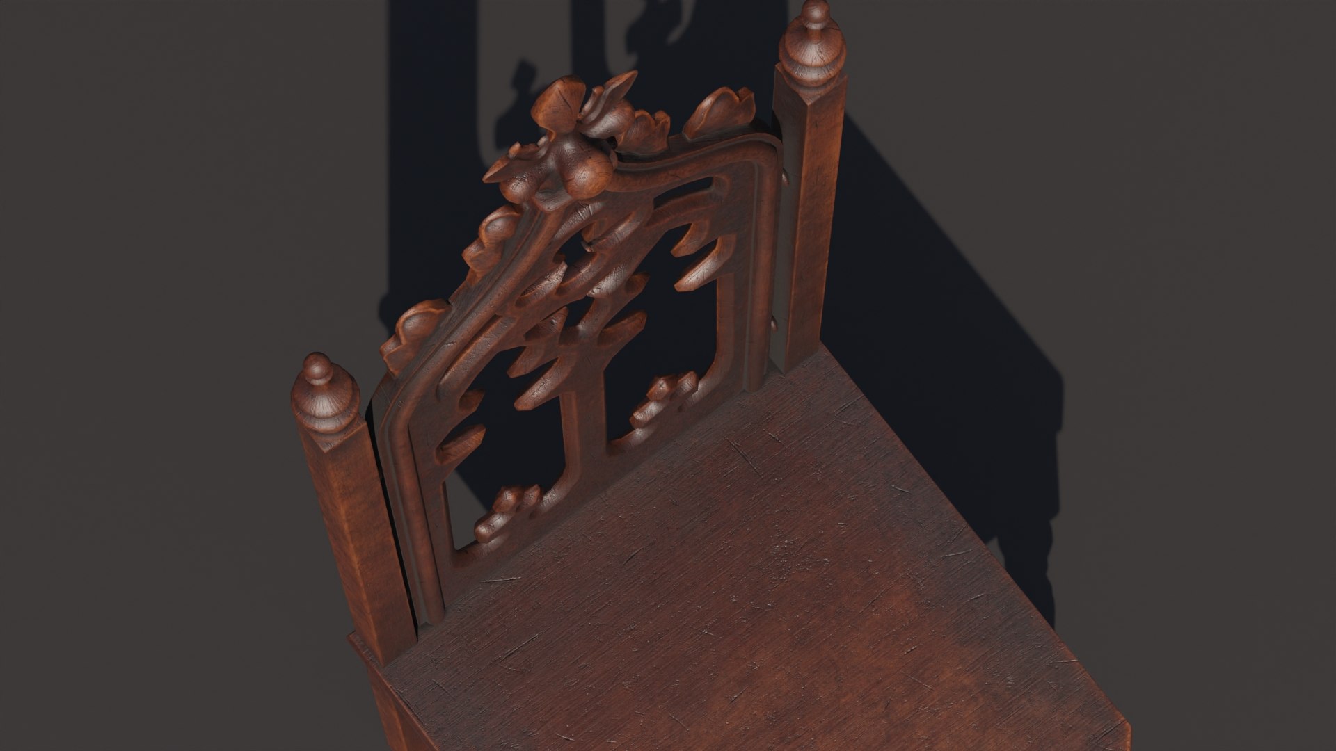 3D Medieval Chair Model - TurboSquid 2134308