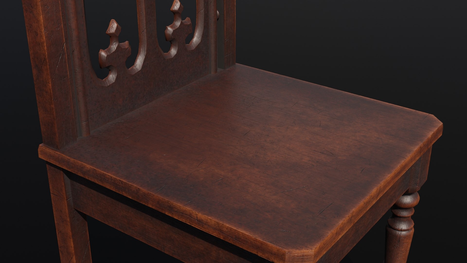 3D Medieval Chair Model - TurboSquid 2134308