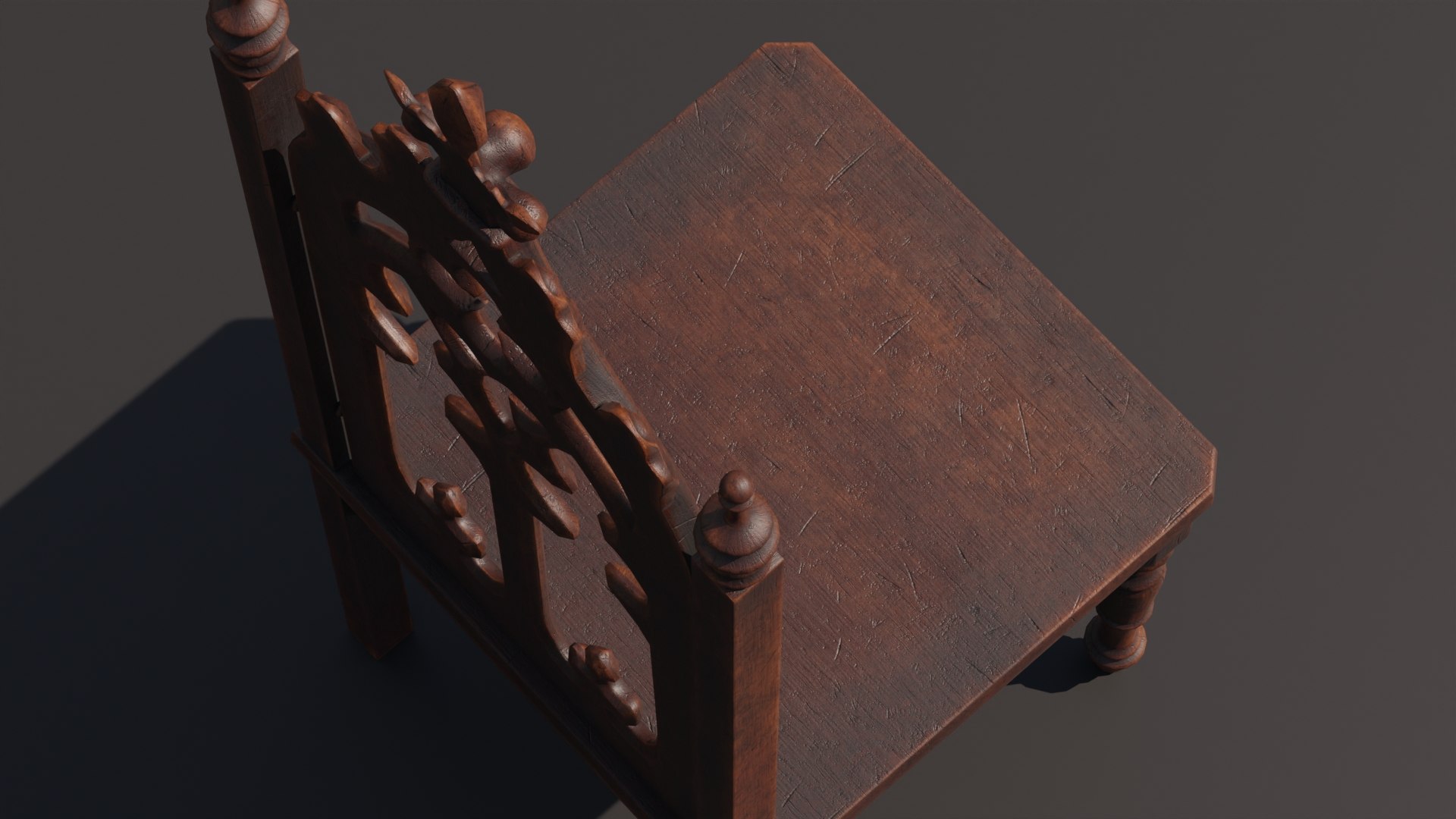 3D Medieval Chair Model - TurboSquid 2134308