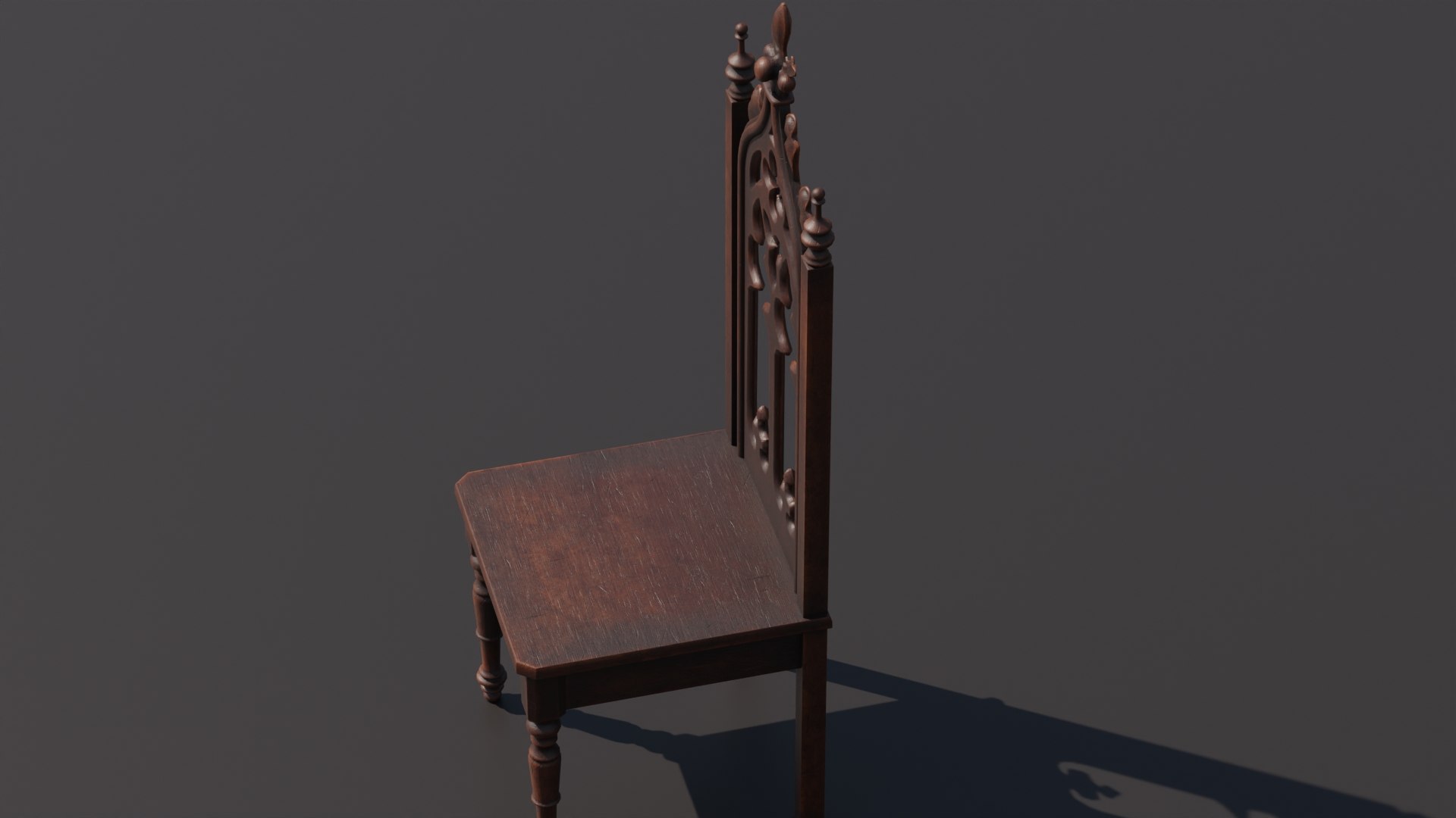 3D Medieval Chair Model - TurboSquid 2134308