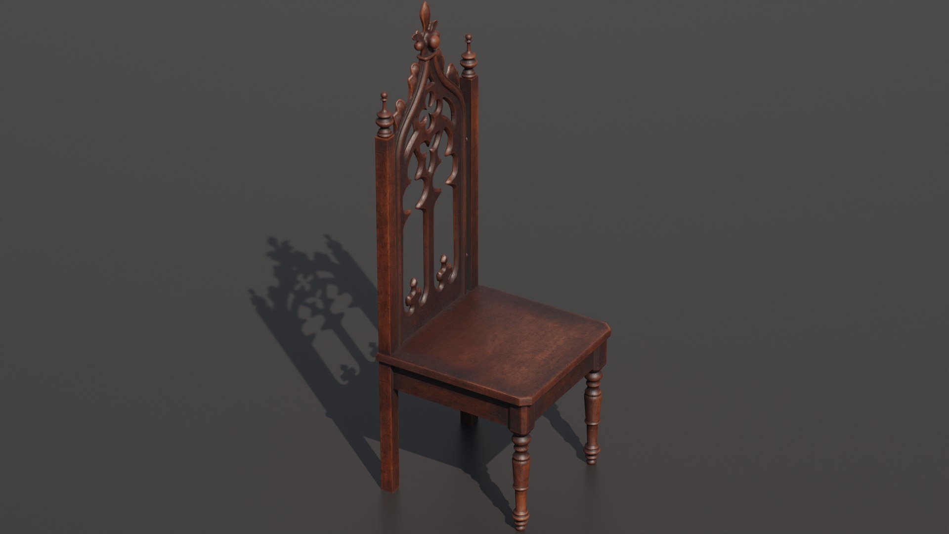 3D Medieval Chair Model - TurboSquid 2134308