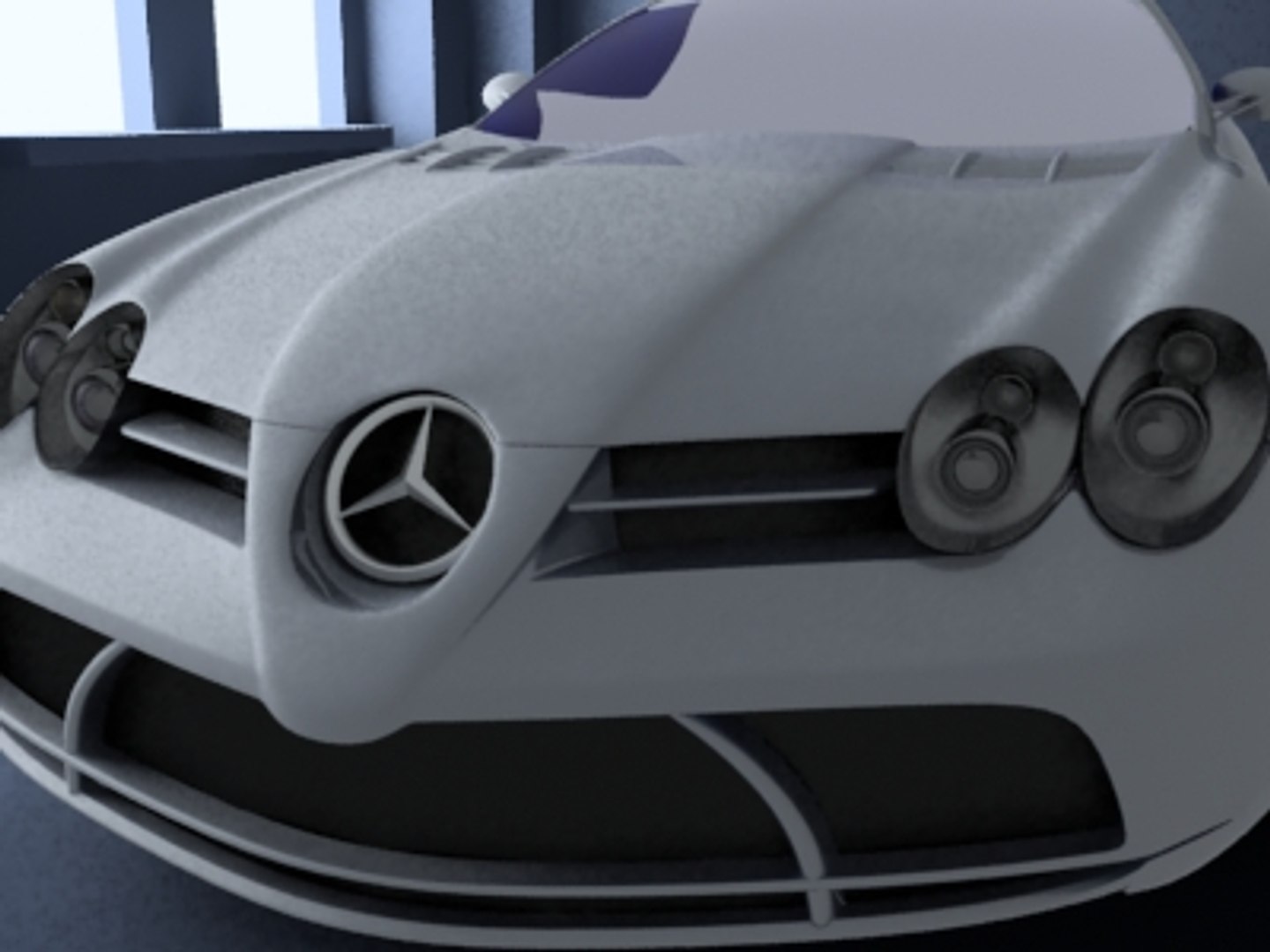 Mercedes Slr 3d Model