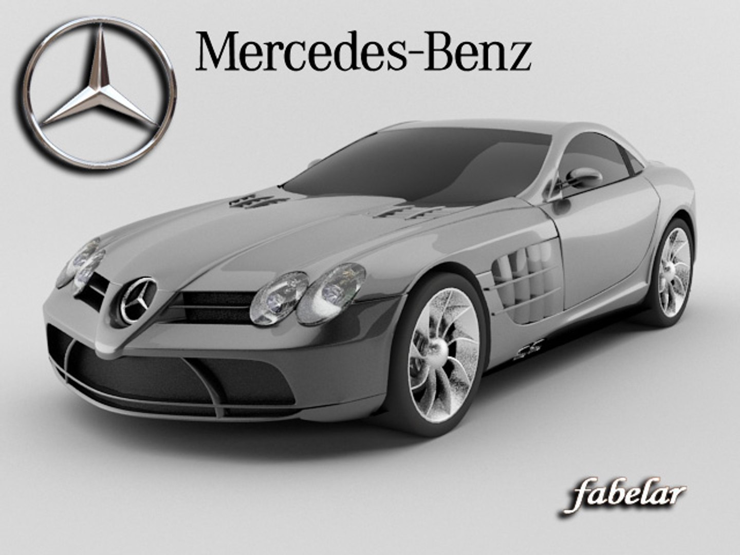 Mercedes Slr 3d Model