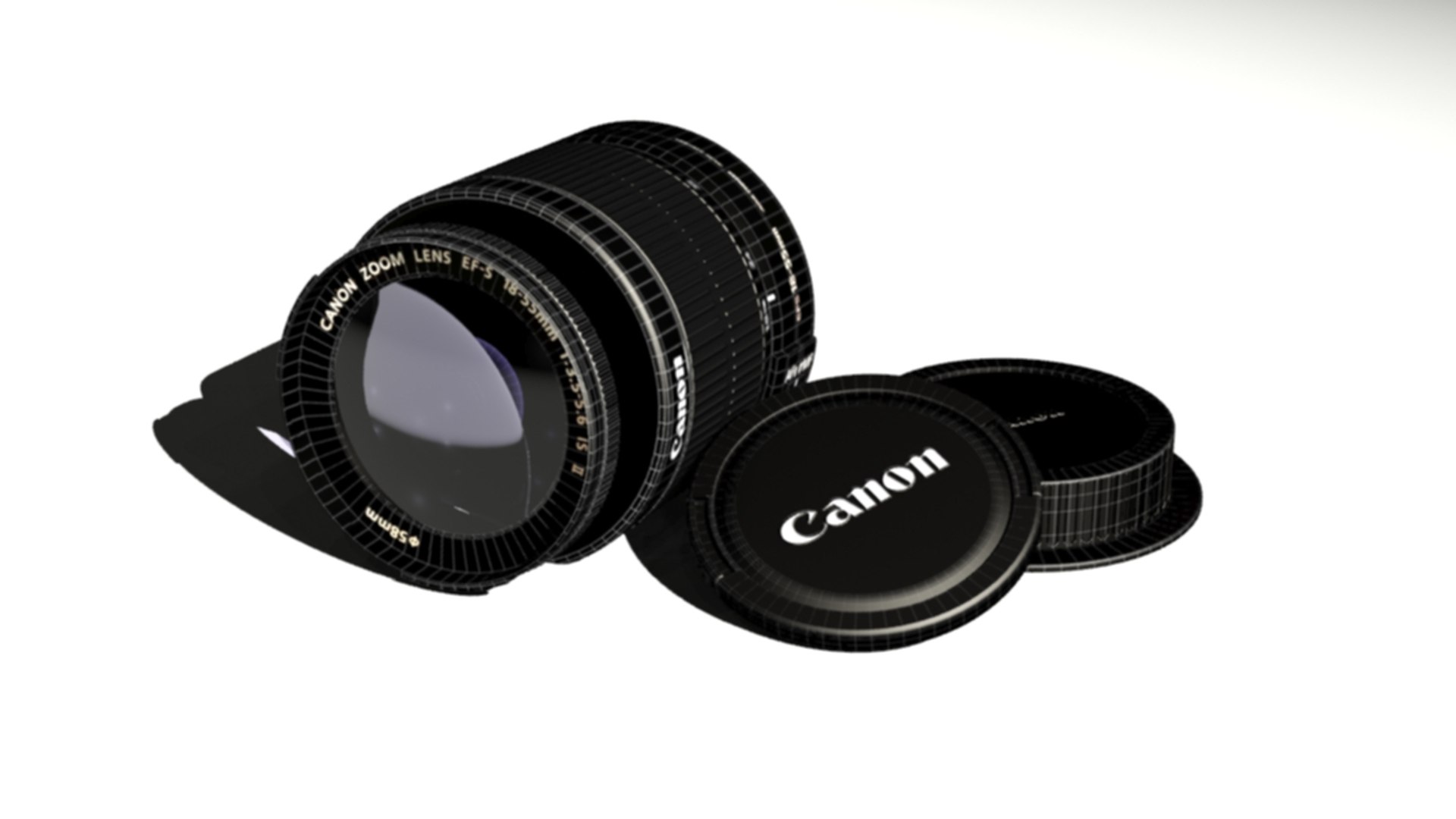 3d lens canon ef-s model
