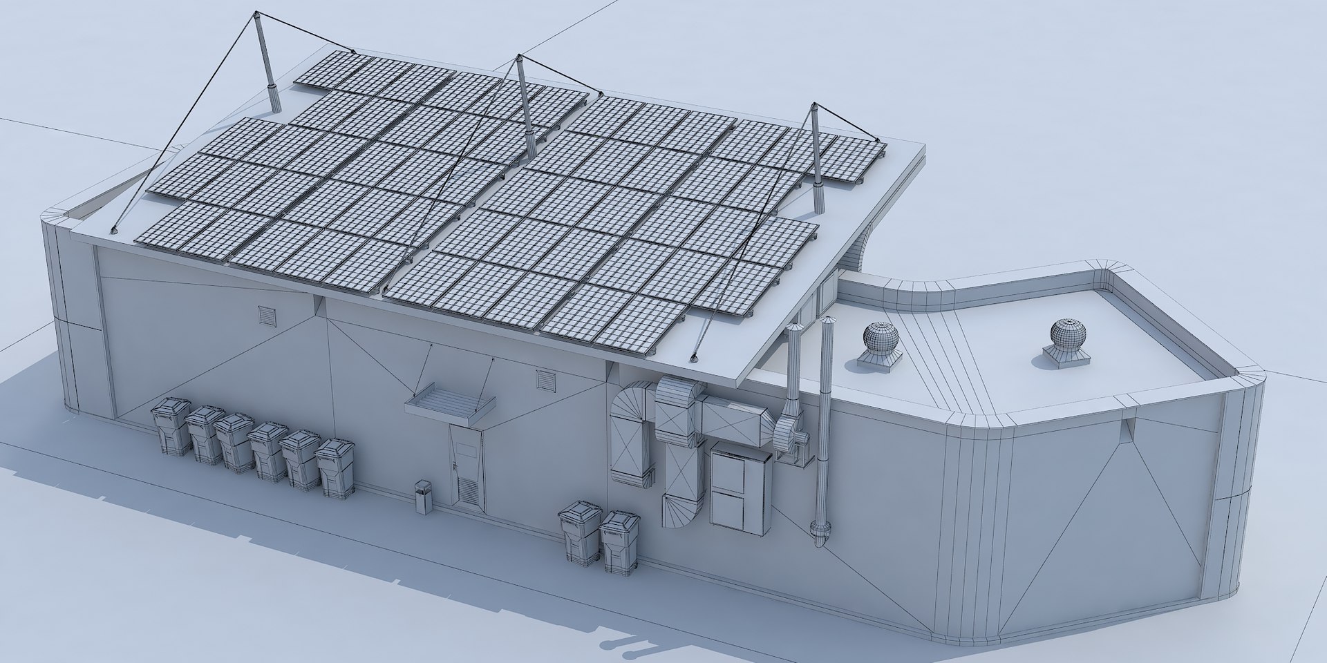 3d ev solar charging station