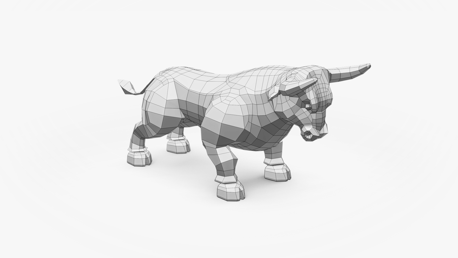 3D Stock Bull Figurine - TurboSquid 2124765