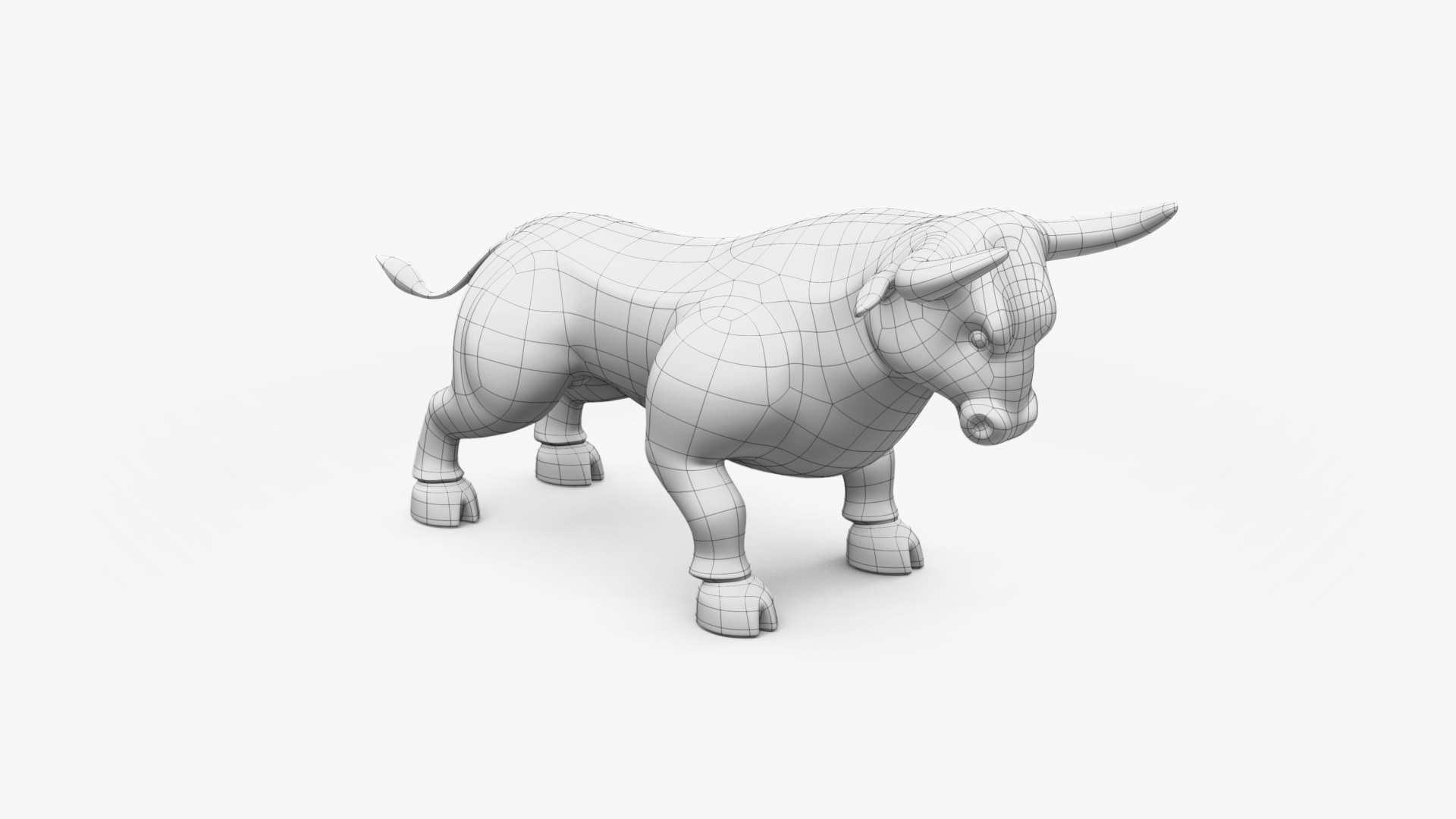 3D Stock Bull Figurine - TurboSquid 2124765
