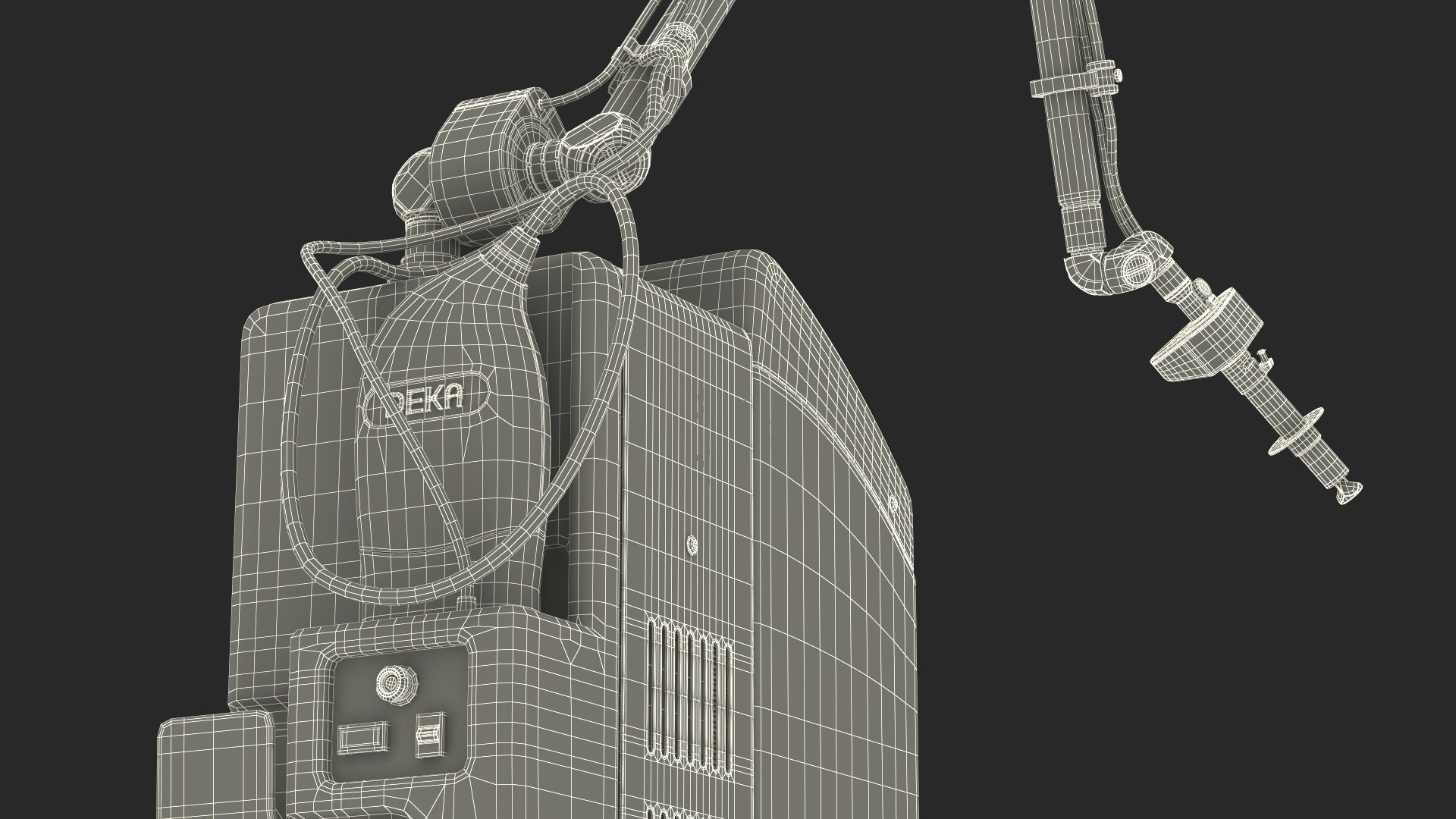 3D DEKA Fractional CO2 Aesthetic Laser Machine Rigged For Maya ...