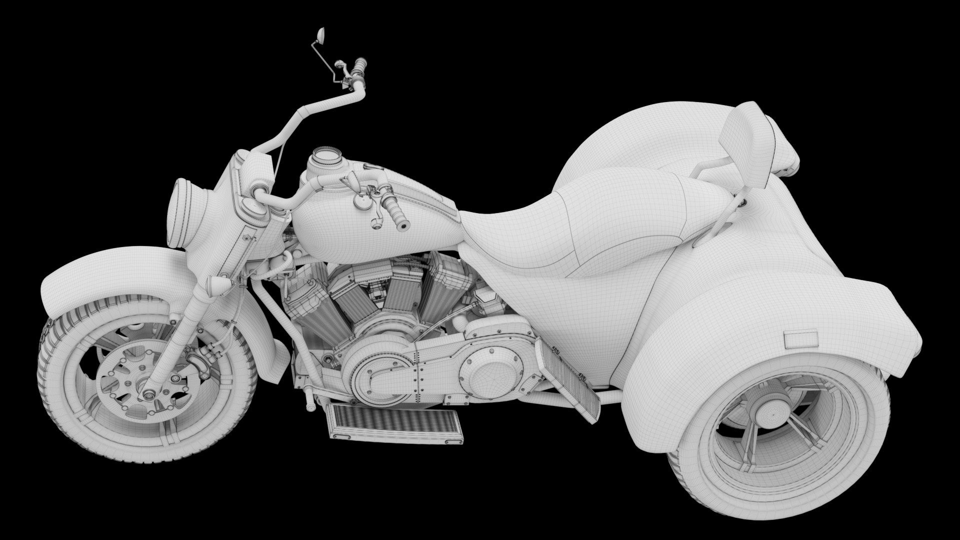 Motorbike bike moto 3D model - TurboSquid 1576416