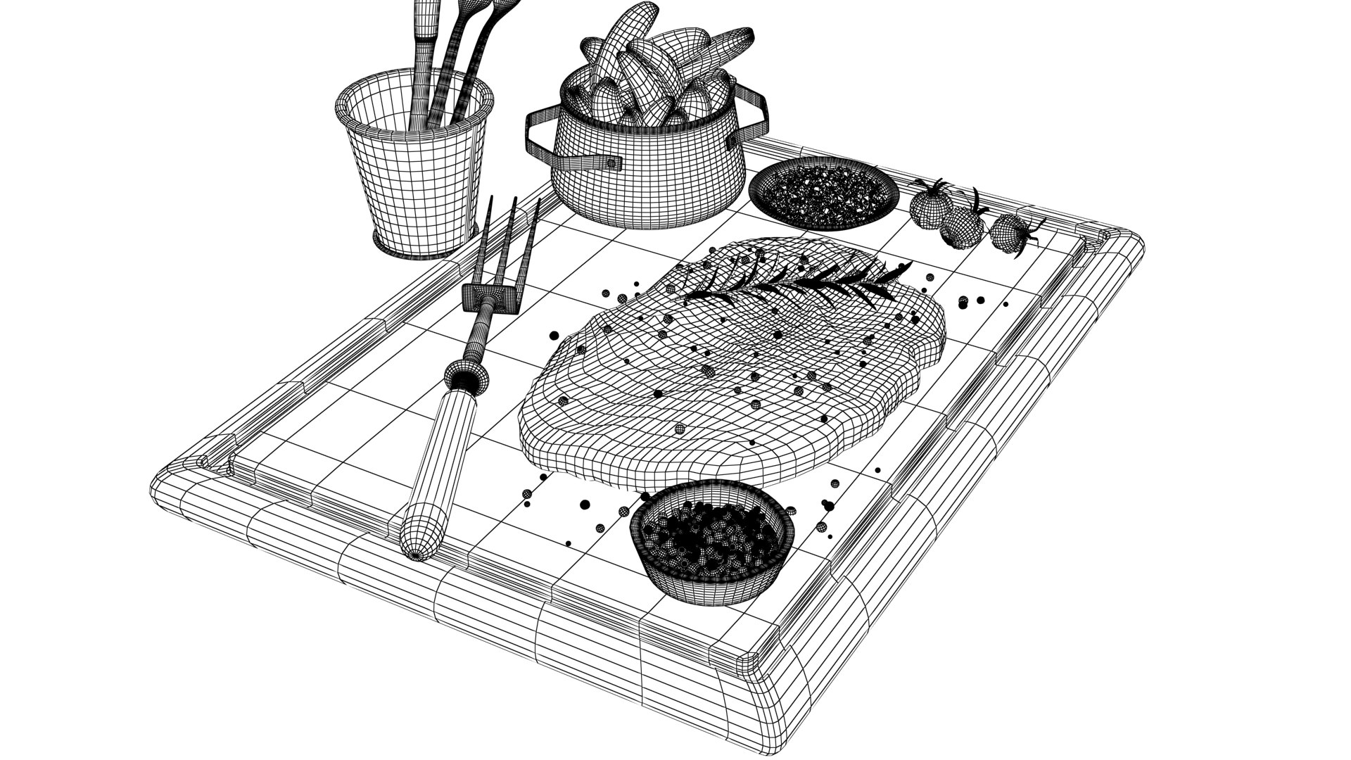 3D Steak 004 Model - TurboSquid 2133721