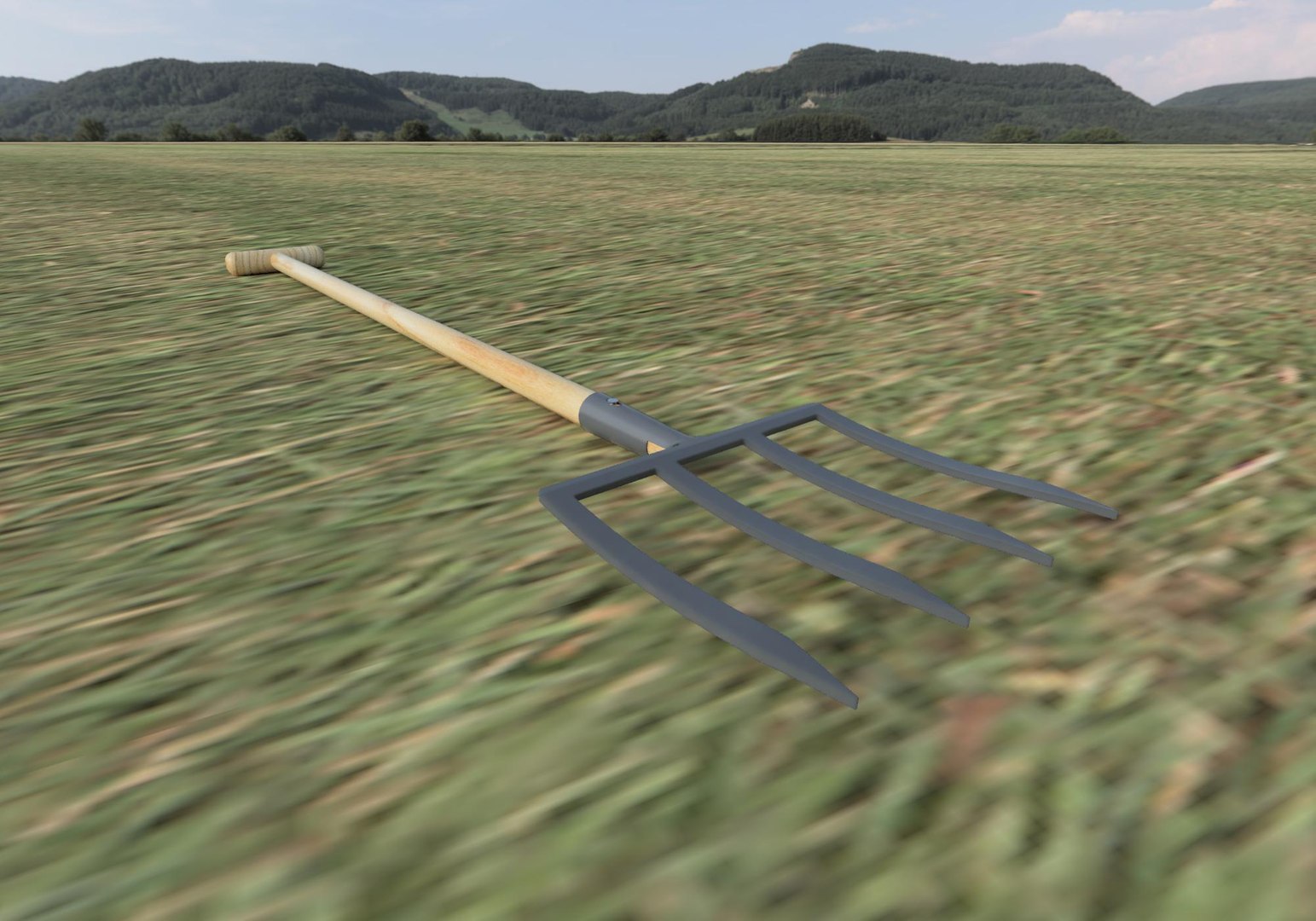 Pitchfork 3D Model - TurboSquid 2004263