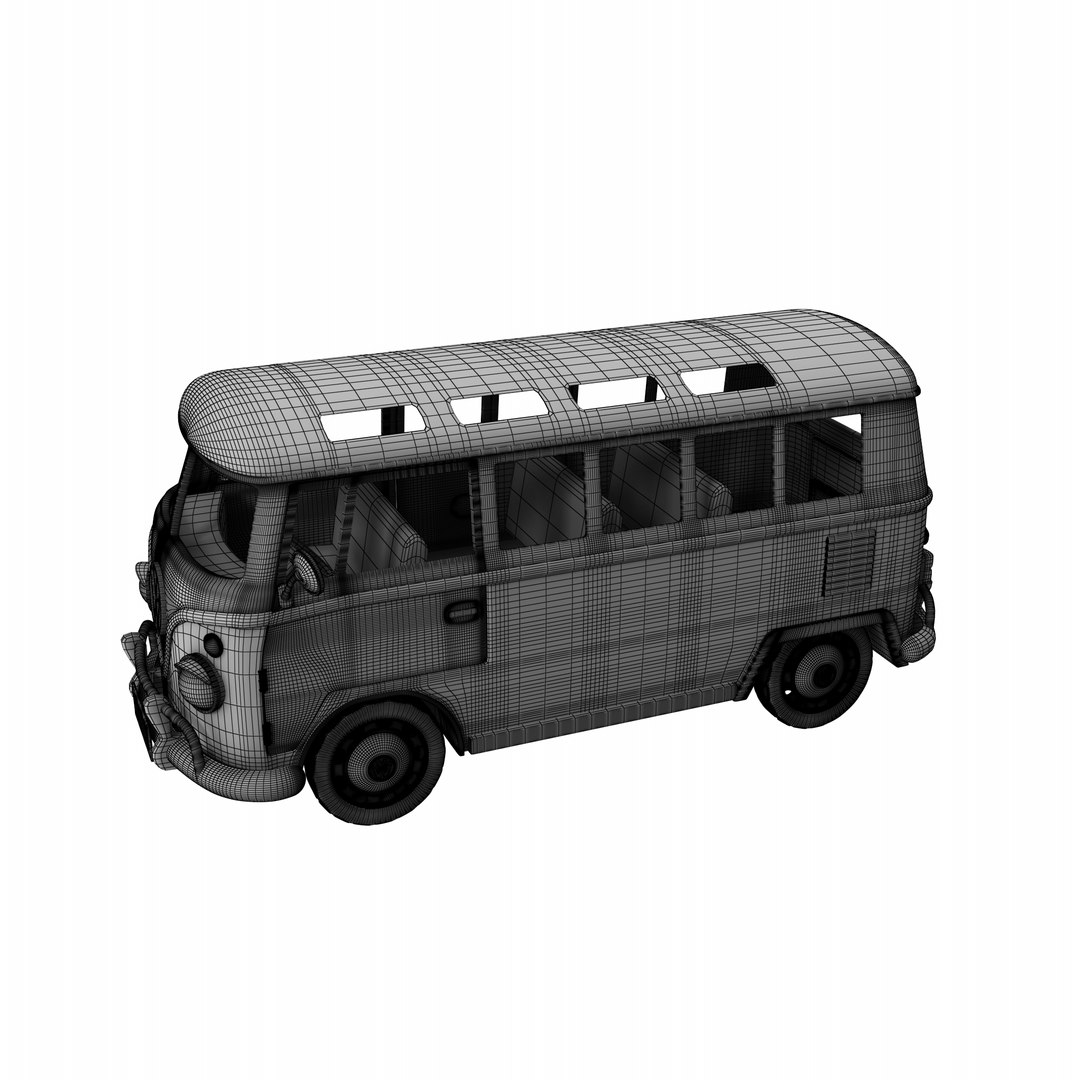 Minibus 3D Model - TurboSquid 2318551