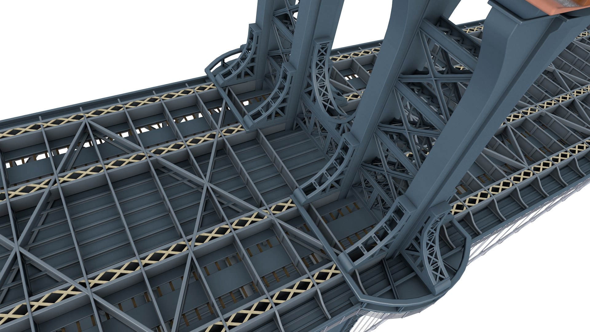 3D Model Manhattan Bridge - TurboSquid 1904402