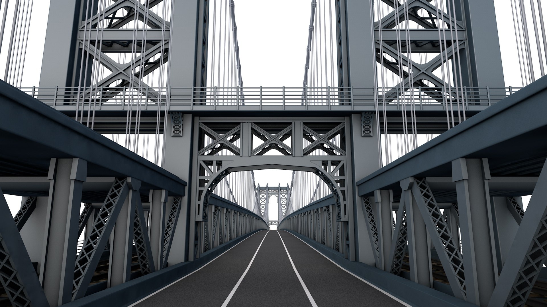 3D Model Manhattan Bridge - TurboSquid 1904402