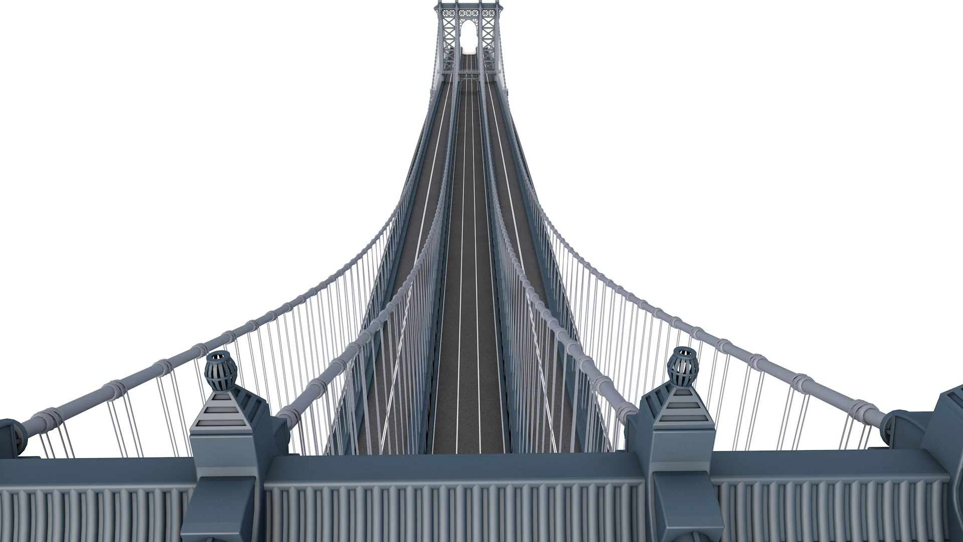 3D Model Manhattan Bridge - TurboSquid 1904402