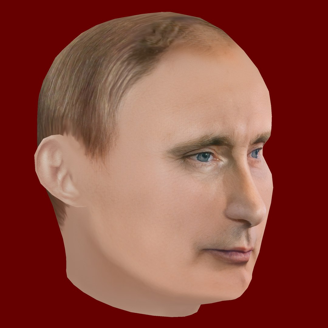 3D Low Poly Head Of The President - Vladimir Putin Model - TurboSquid ...