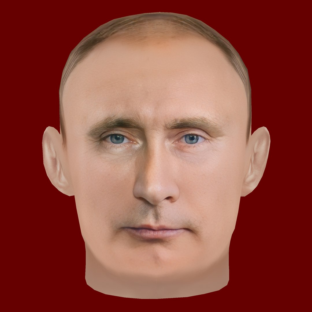3D Low Poly Head Of The President - Vladimir Putin Model - TurboSquid ...