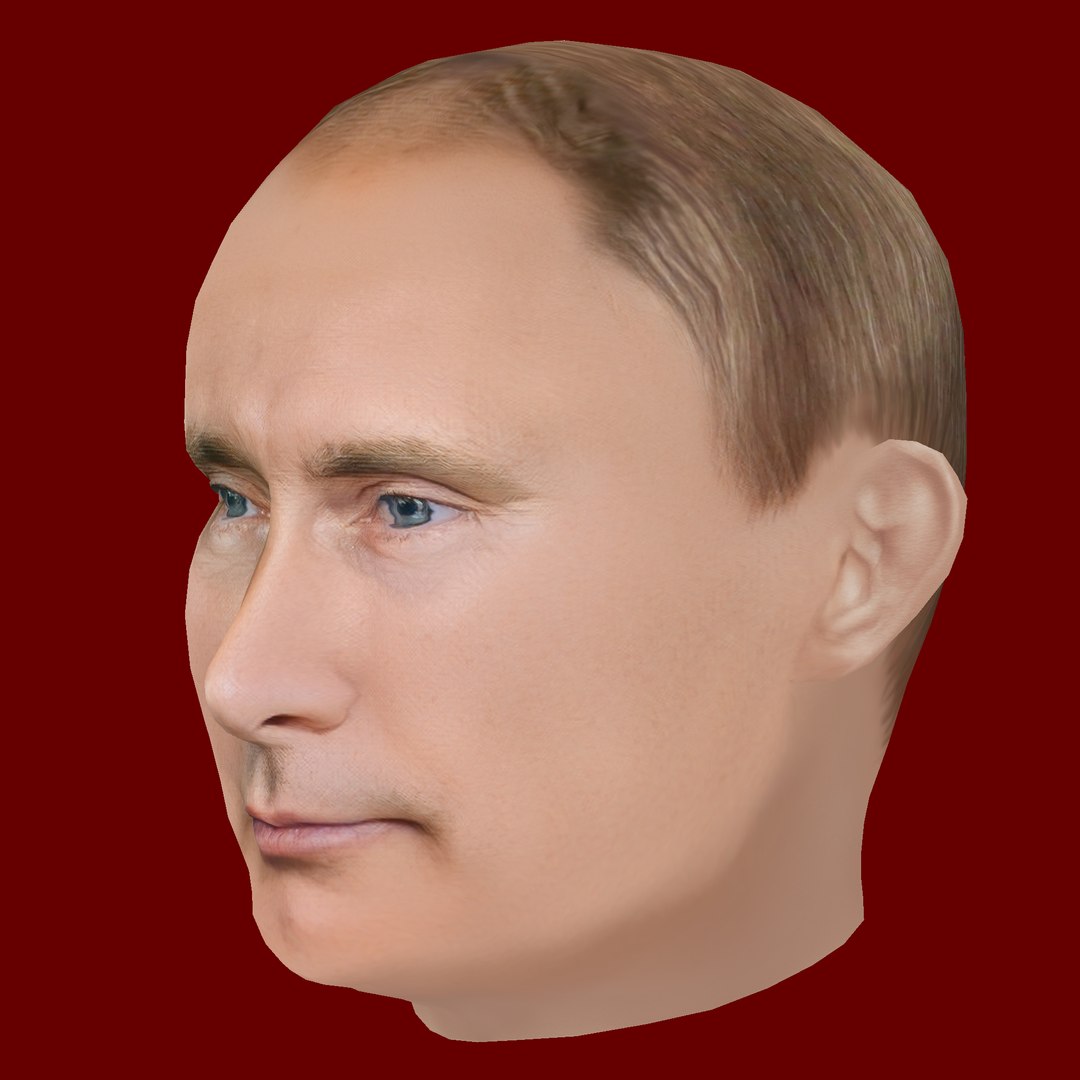 3D Low Poly Head Of The President - Vladimir Putin Model - TurboSquid ...