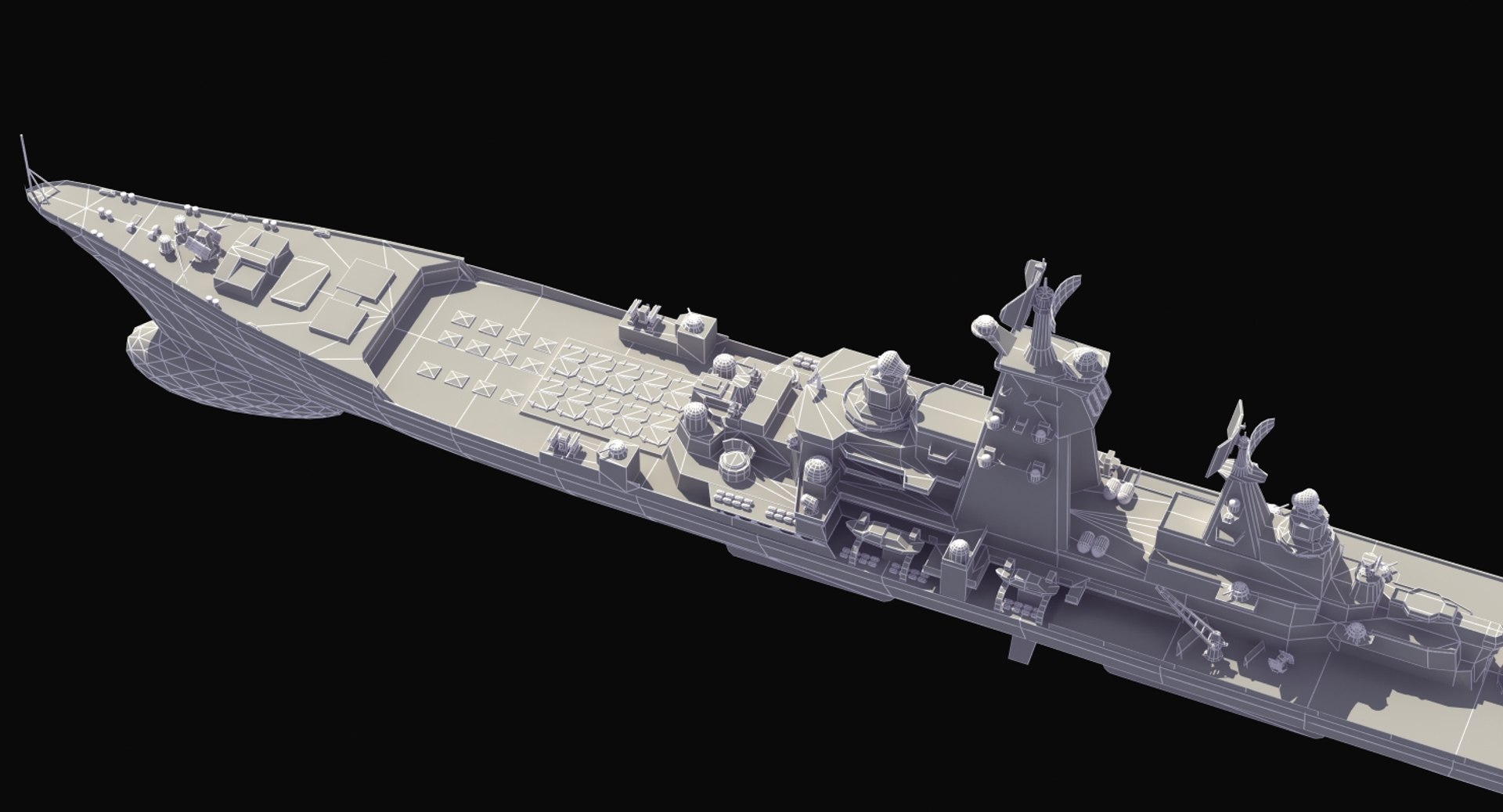 Pyotr velikiy missile cruiser 3D model - TurboSquid 1200868