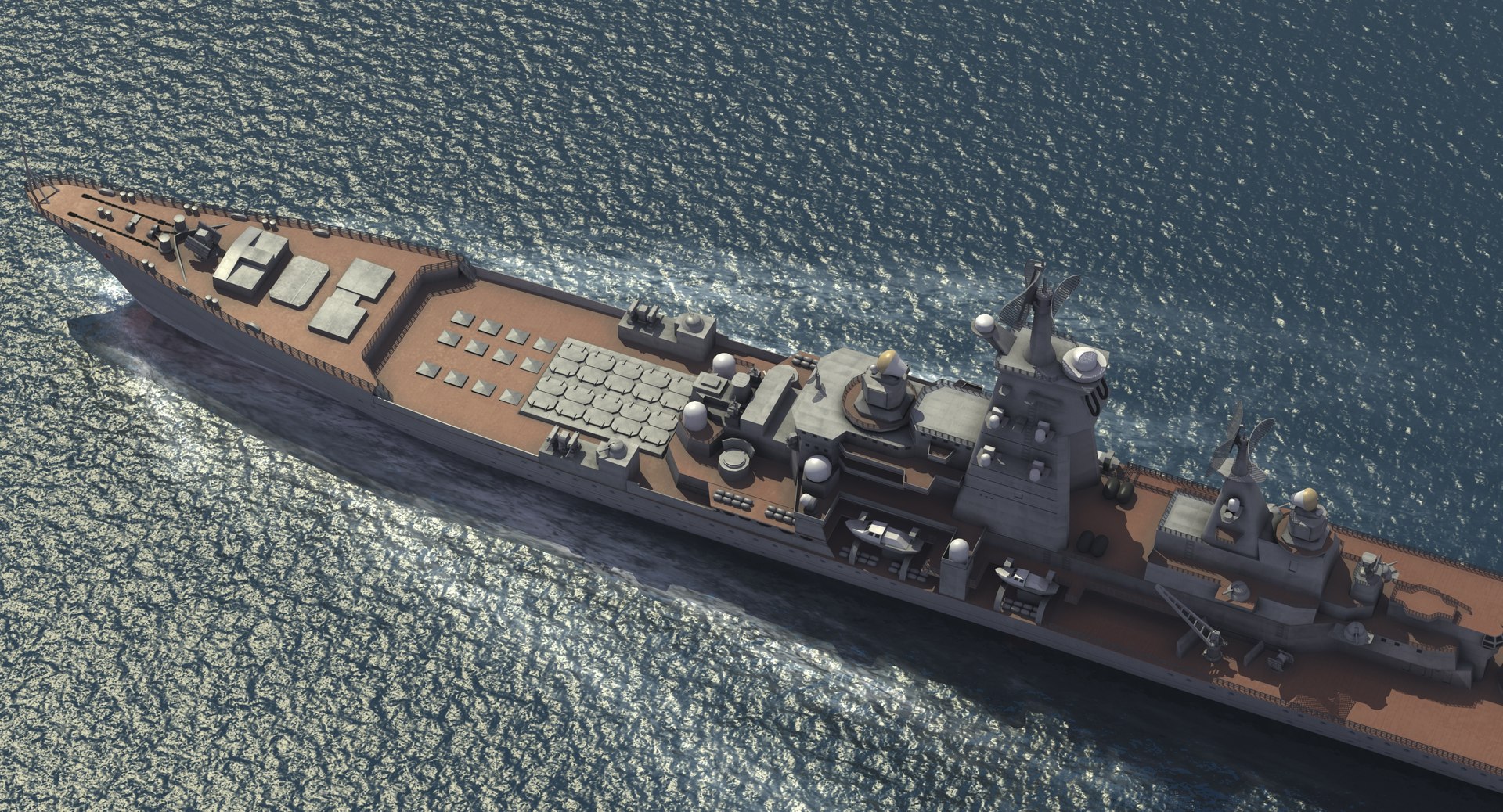 Pyotr velikiy missile cruiser 3D model - TurboSquid 1200868