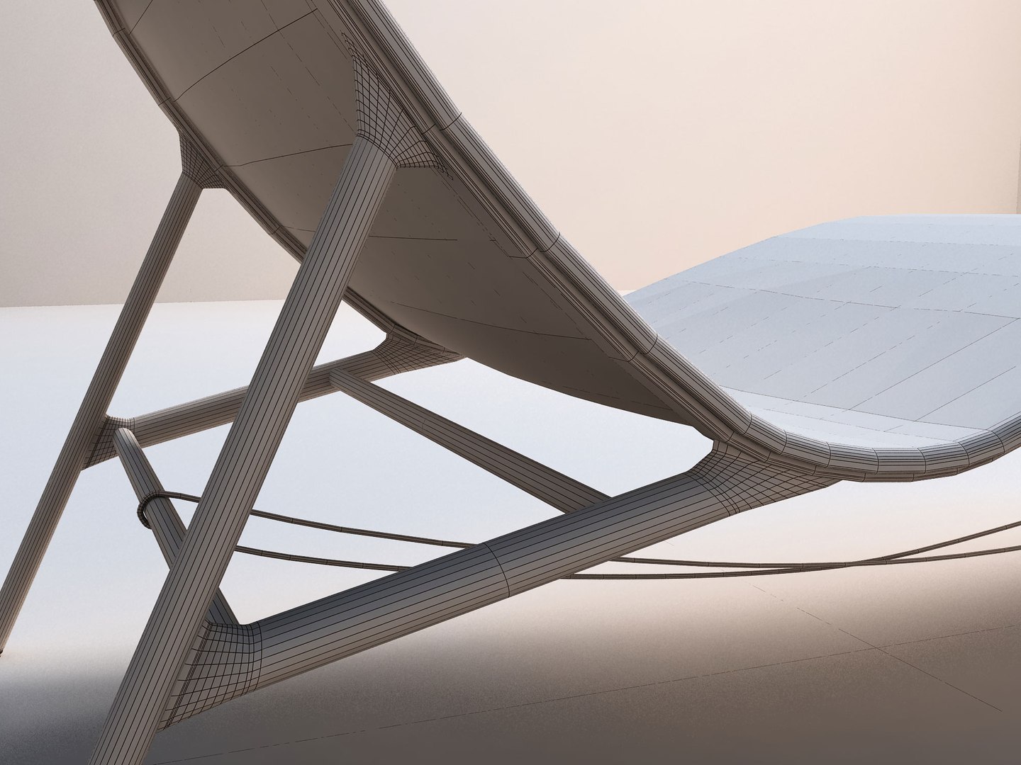3dsmax poolside chair