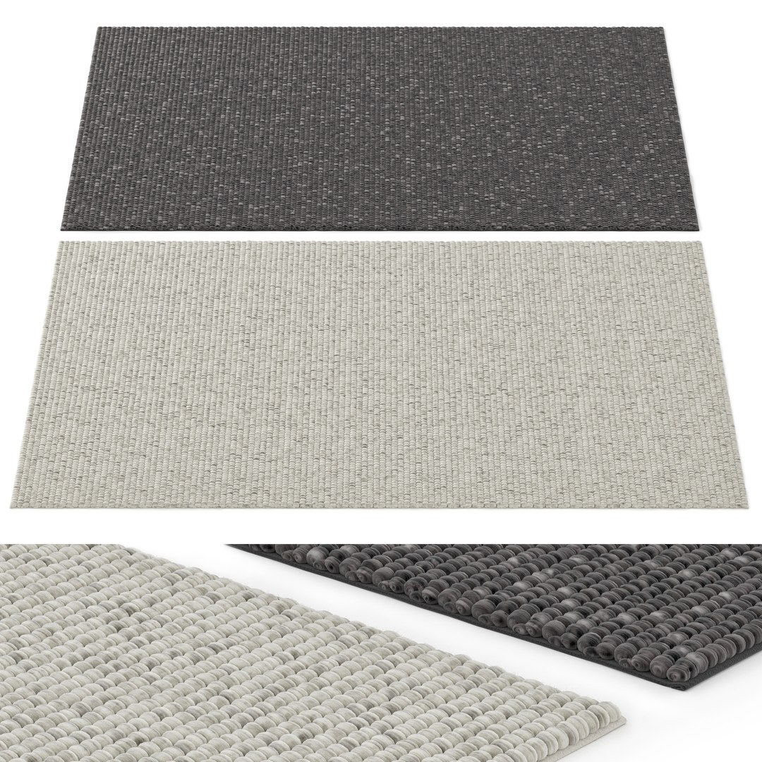 3D Carpet IKEA HJORTHEDE Set 04 - TurboSquid 1871859