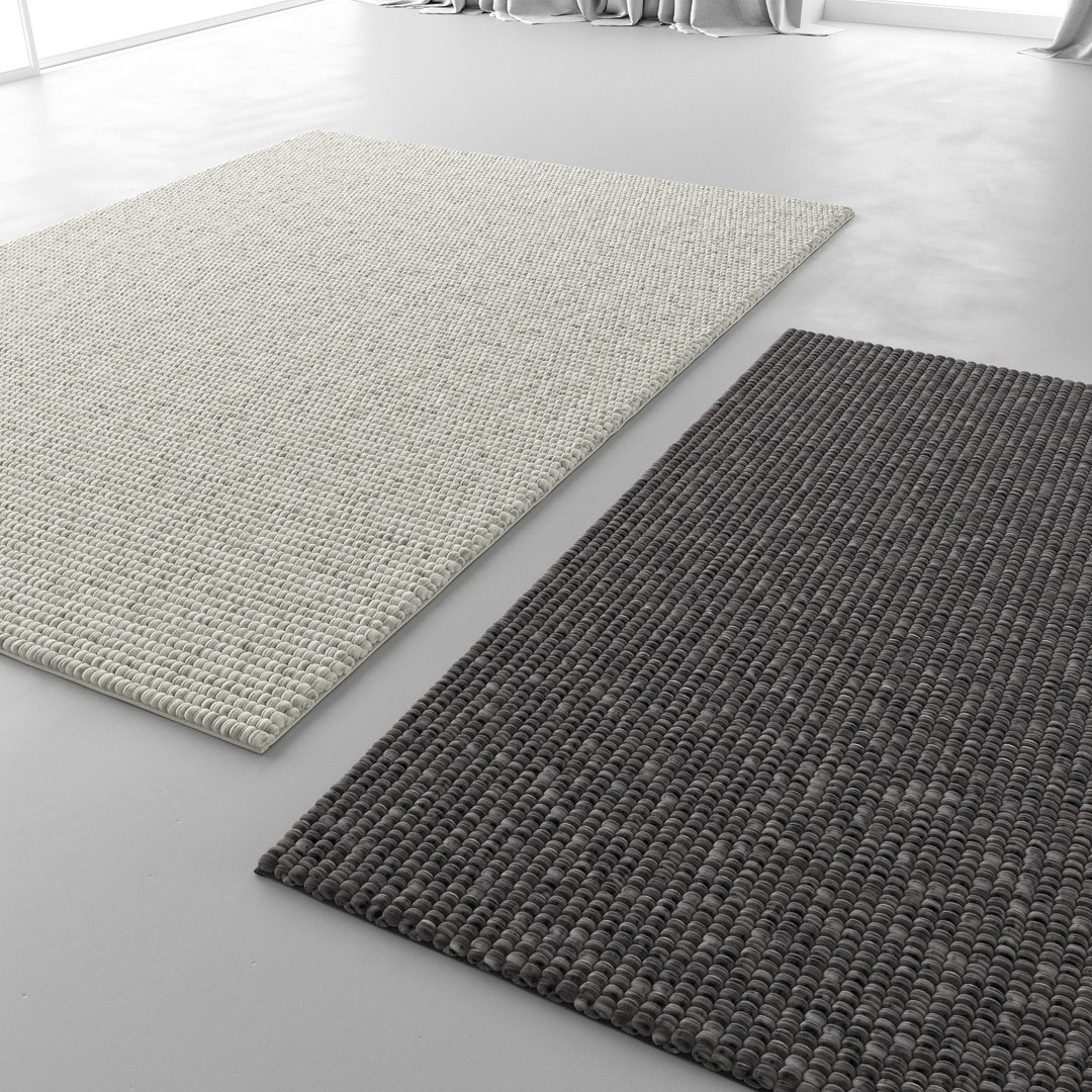 3D Carpet IKEA HJORTHEDE Set 04 - TurboSquid 1871859