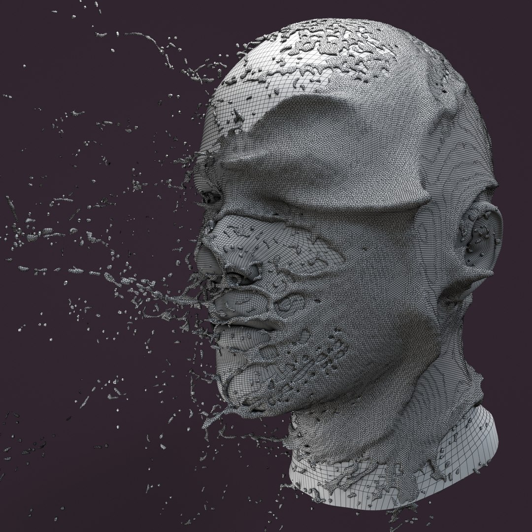 3D Splash Head 4 Model - TurboSquid 1430625
