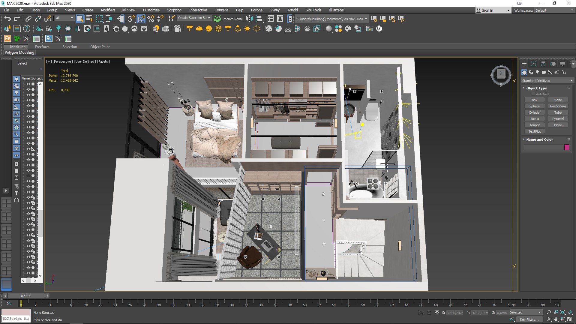 3D Duplex - Apartment 05 - Maiholuxury - MAX FBX OBJ SKP Simlab Collada Blender - TurboSquid 2278924