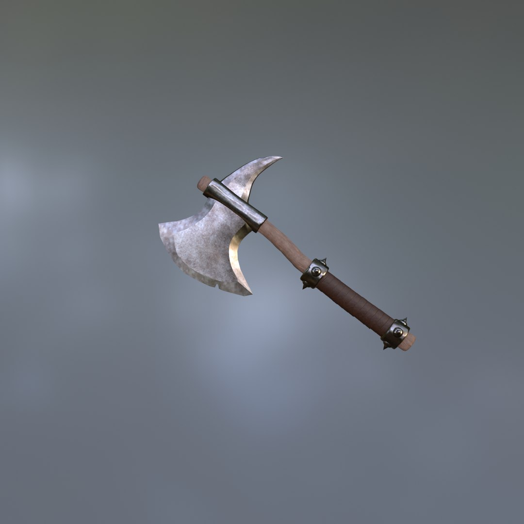 3D Medieval Axe Hatchet - TurboSquid 2249459