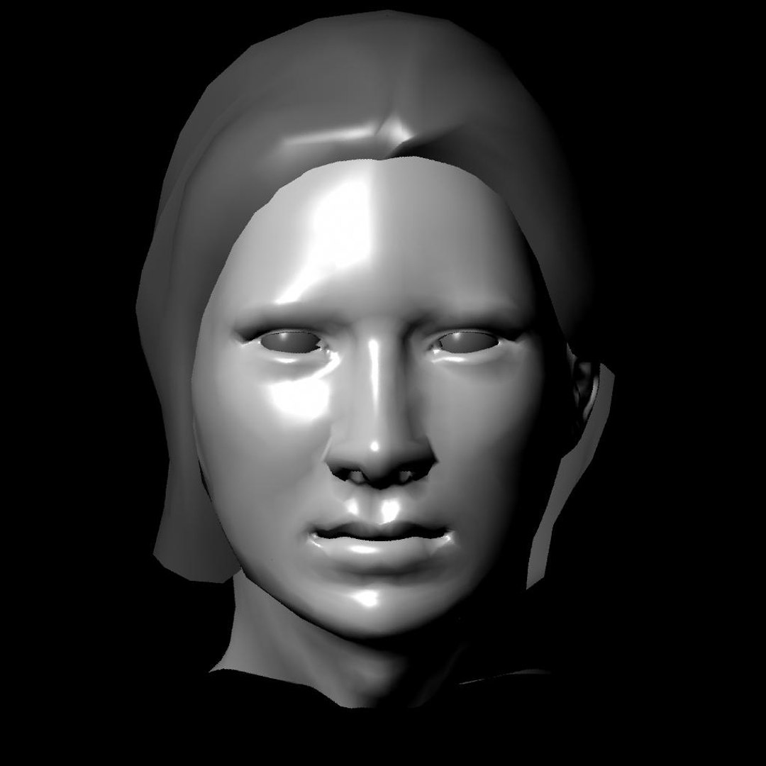 3d Obj Female Head