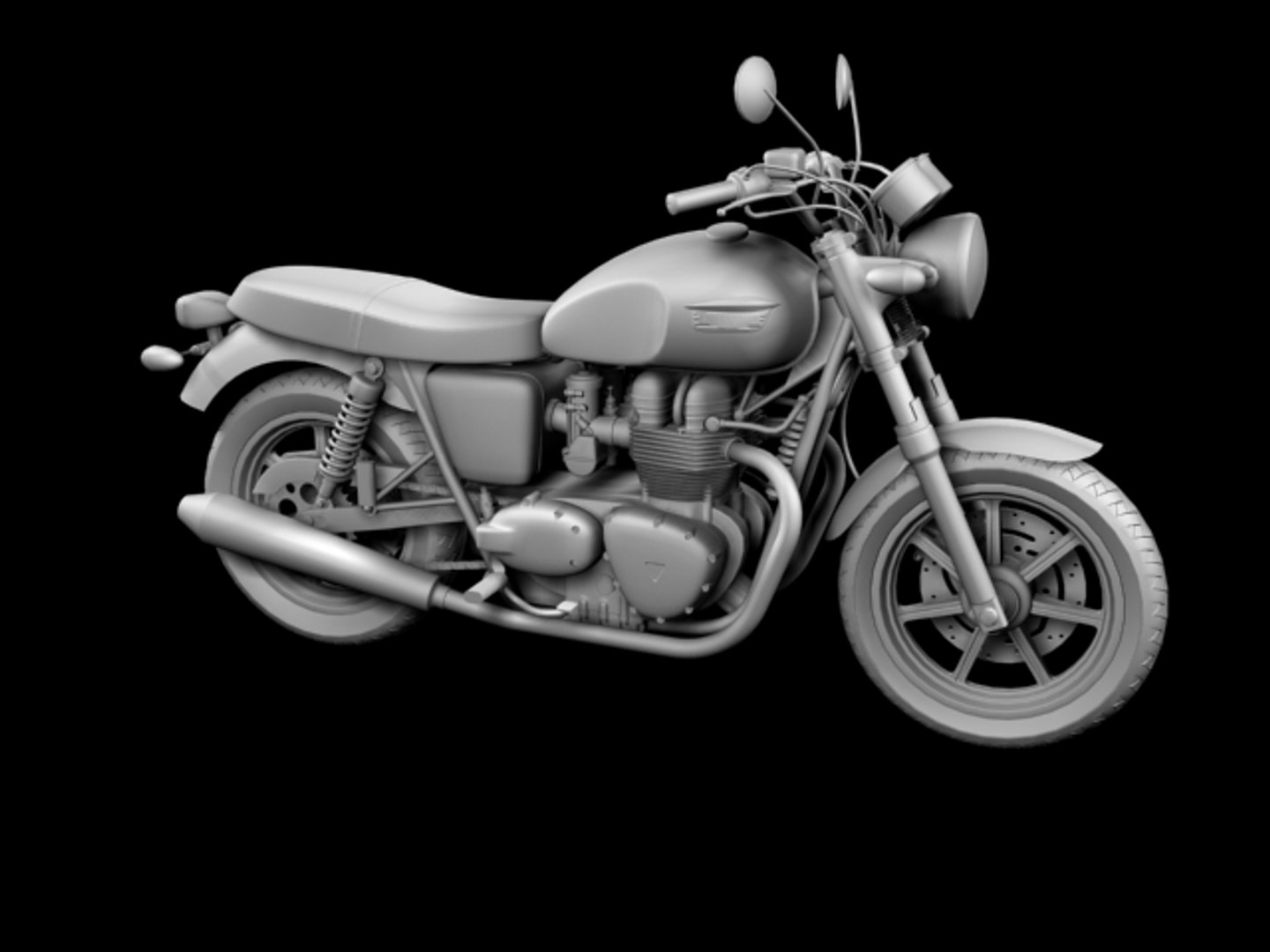 3d Cruiser Triumph Bonneville
