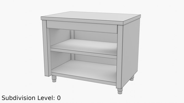Industrial working table 3D model - TurboSquid 1463582