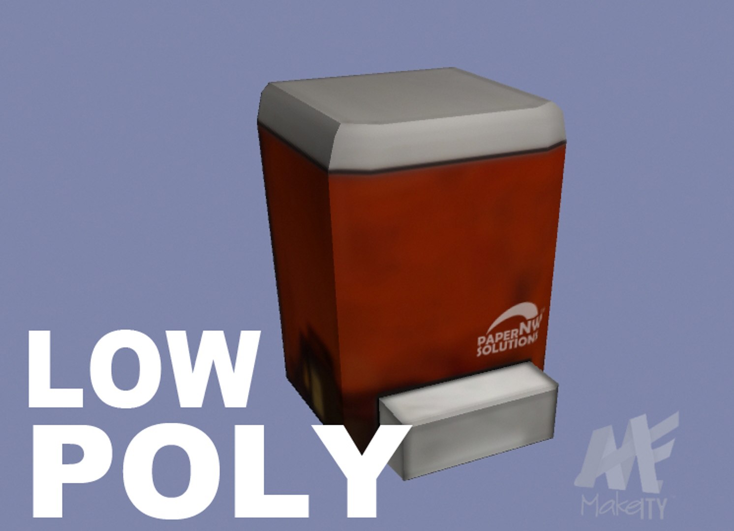 3d model industrial soap dispenser