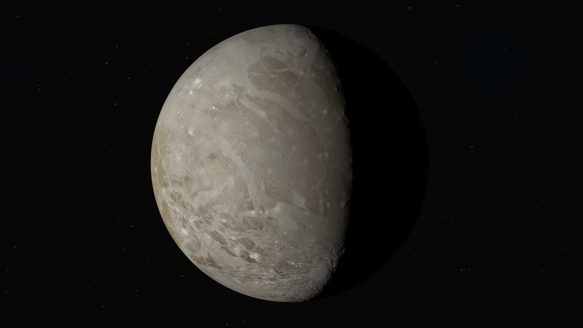 Realistic Ganymede 8K 3D Model - TurboSquid 1716908