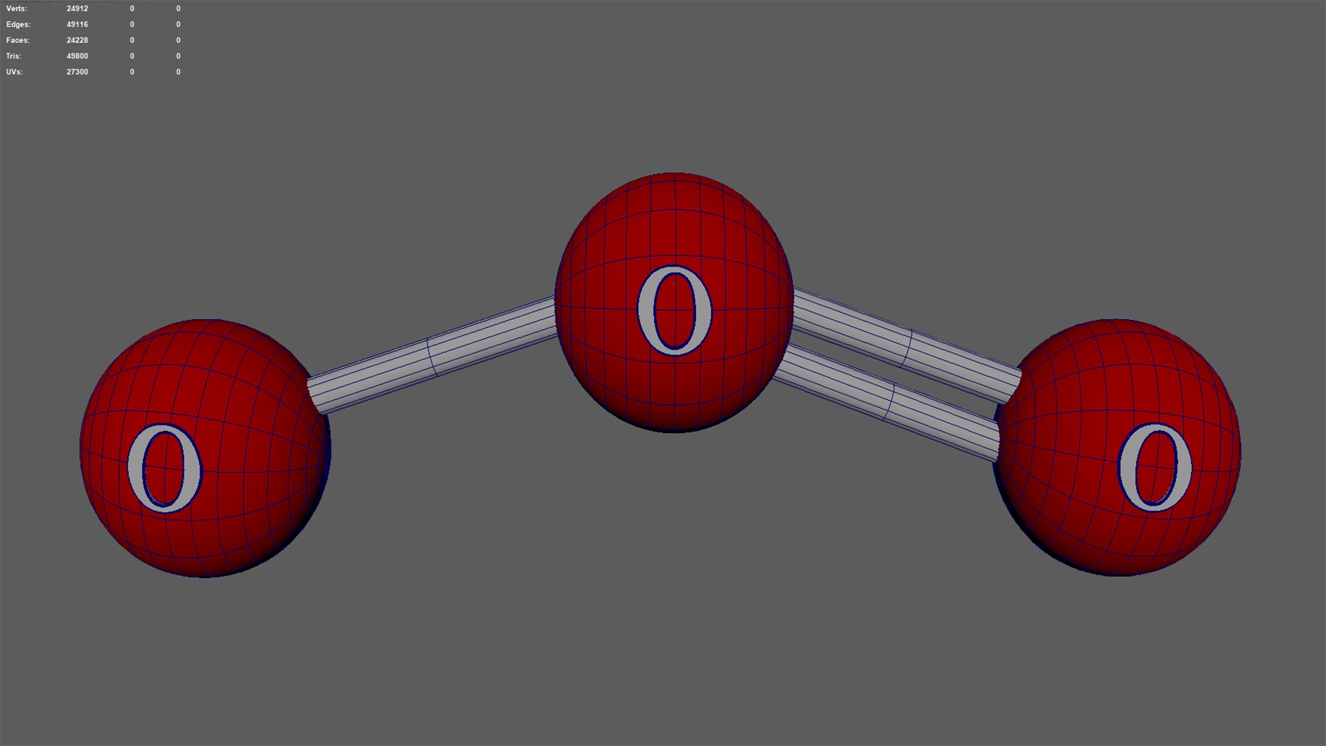 3D Ozone Structure Model - TurboSquid 2215761