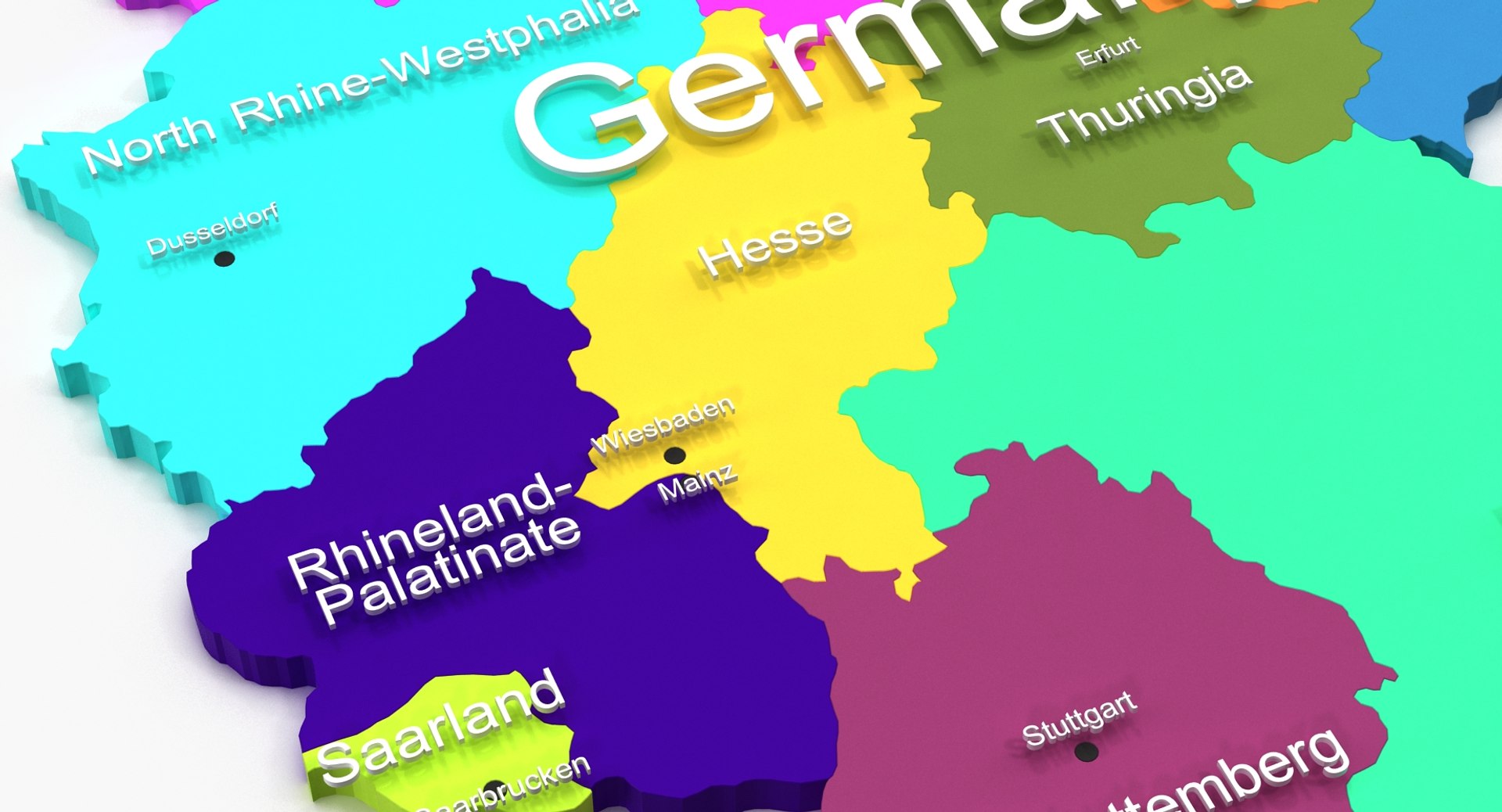 Germany 3d Model