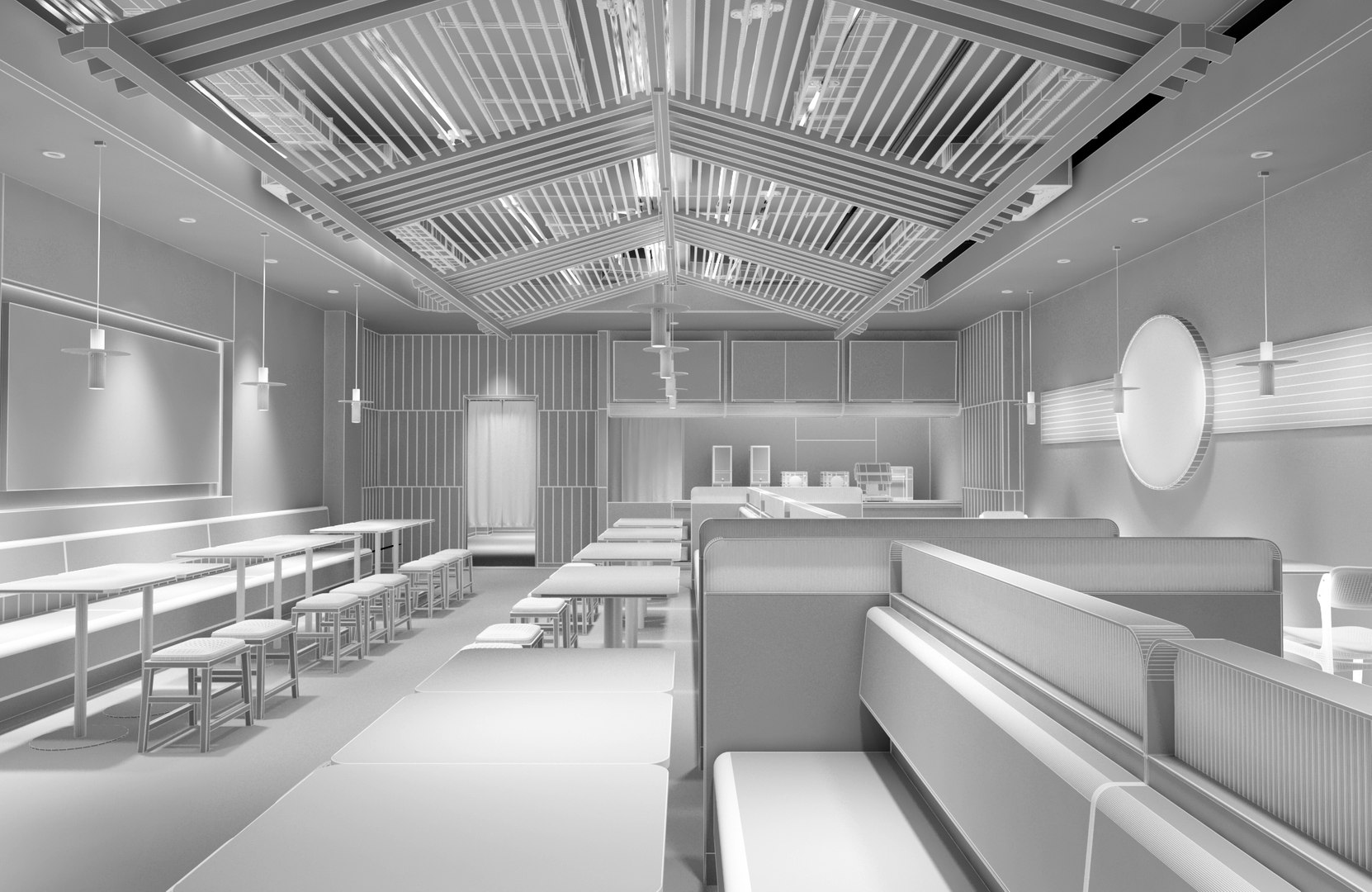 3D Fast Food Restaurant 02 Model - TurboSquid 2371622