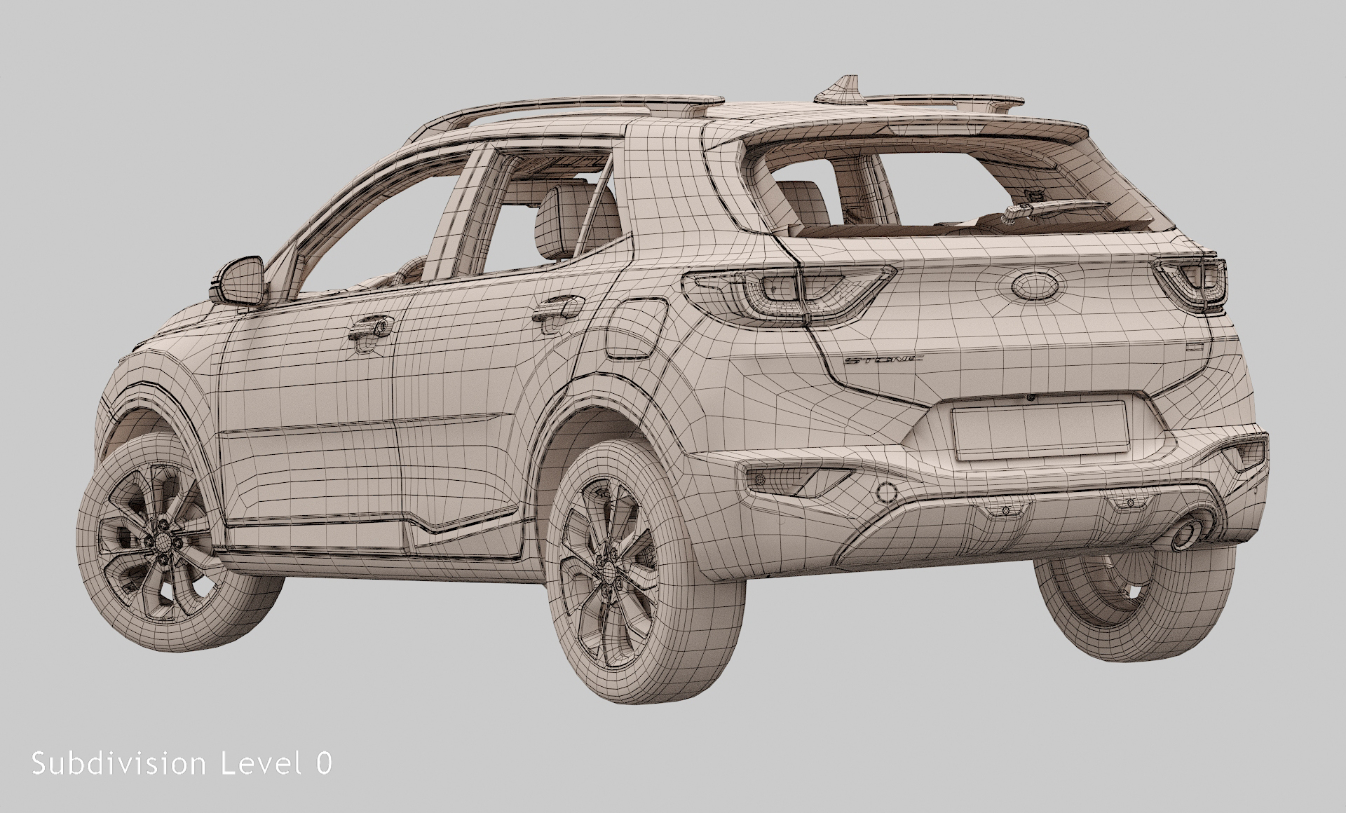 2019 kia stonic 3D model - TurboSquid 1443155