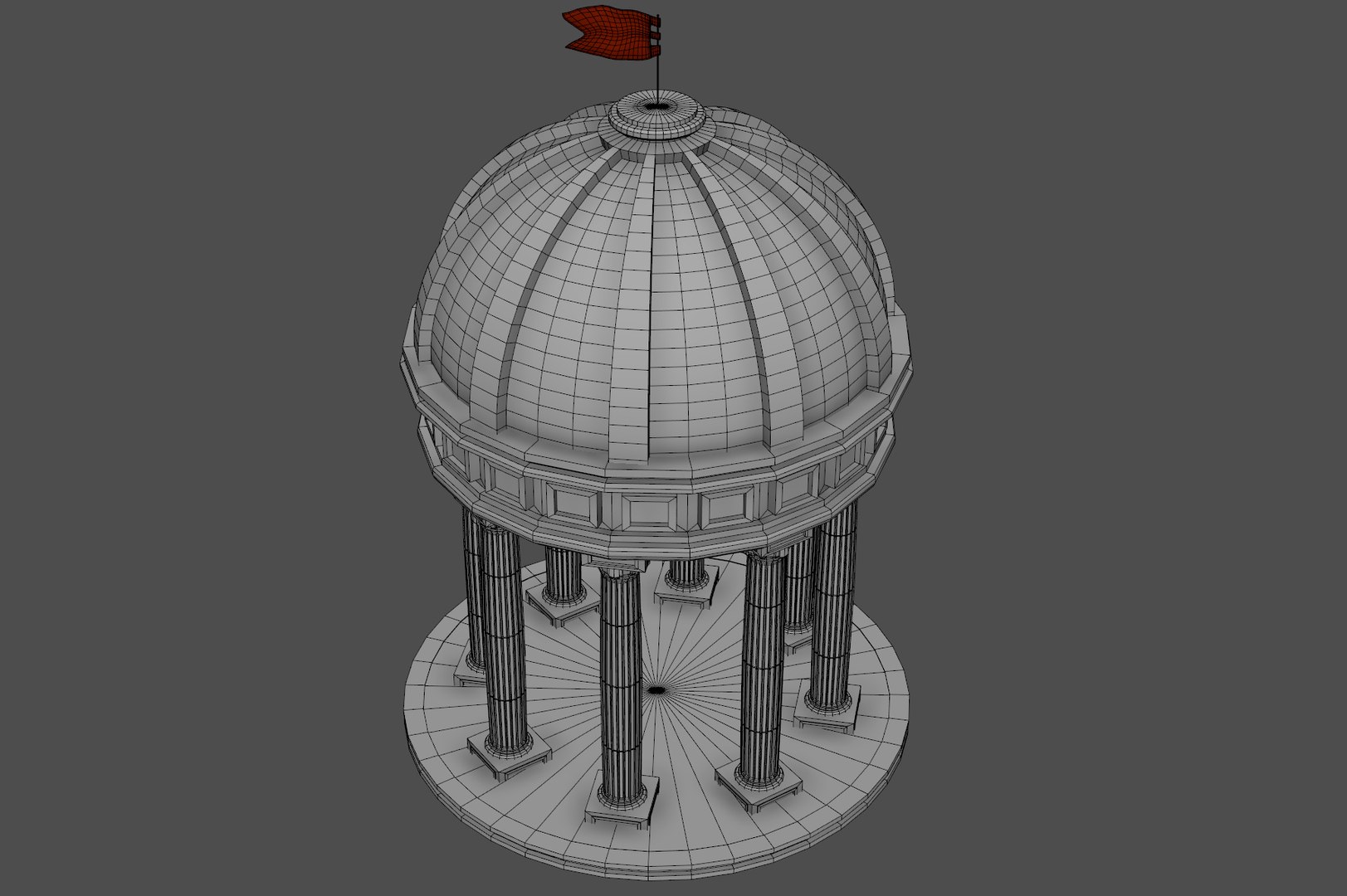 Free Free Ancient Dome Temple Model - TurboSquid 1950152