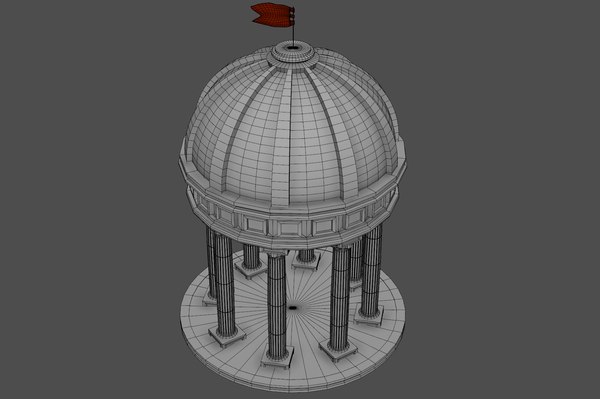 Free Free Ancient Dome Temple model - TurboSquid 1950152