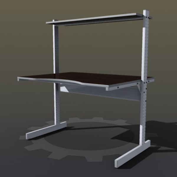max adjustable metal desk
