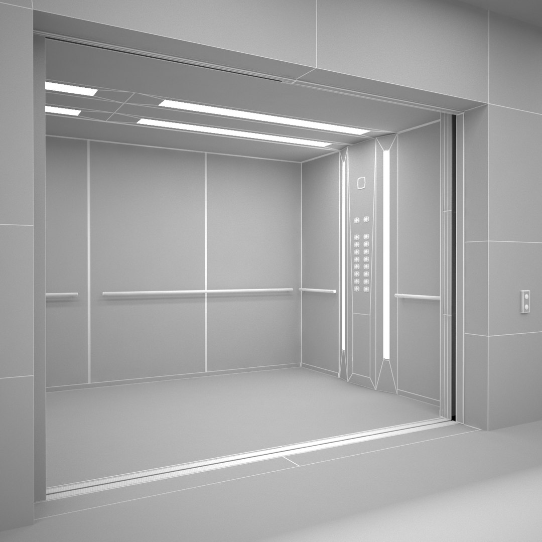 3d Otis Elevators Pack