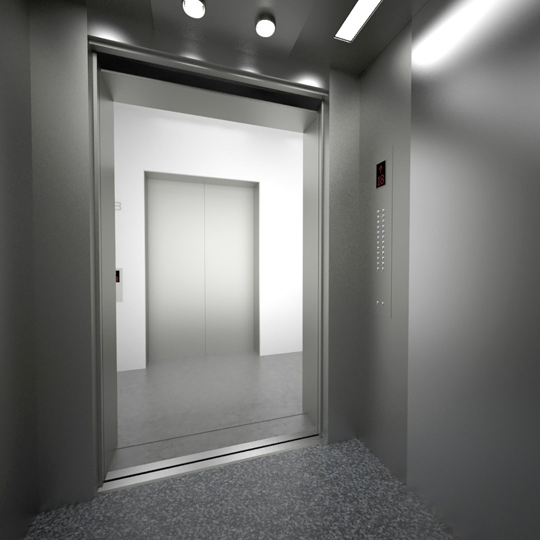 3d Otis Elevators Pack